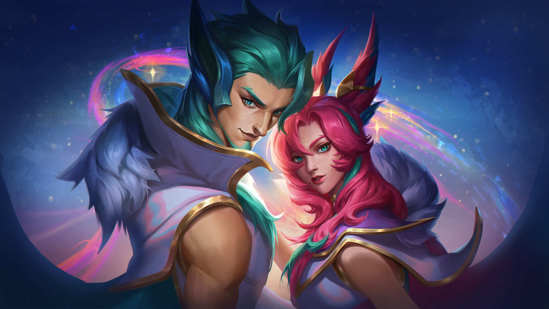 ArtStation - Rakan＆Xayah—— League of Legends