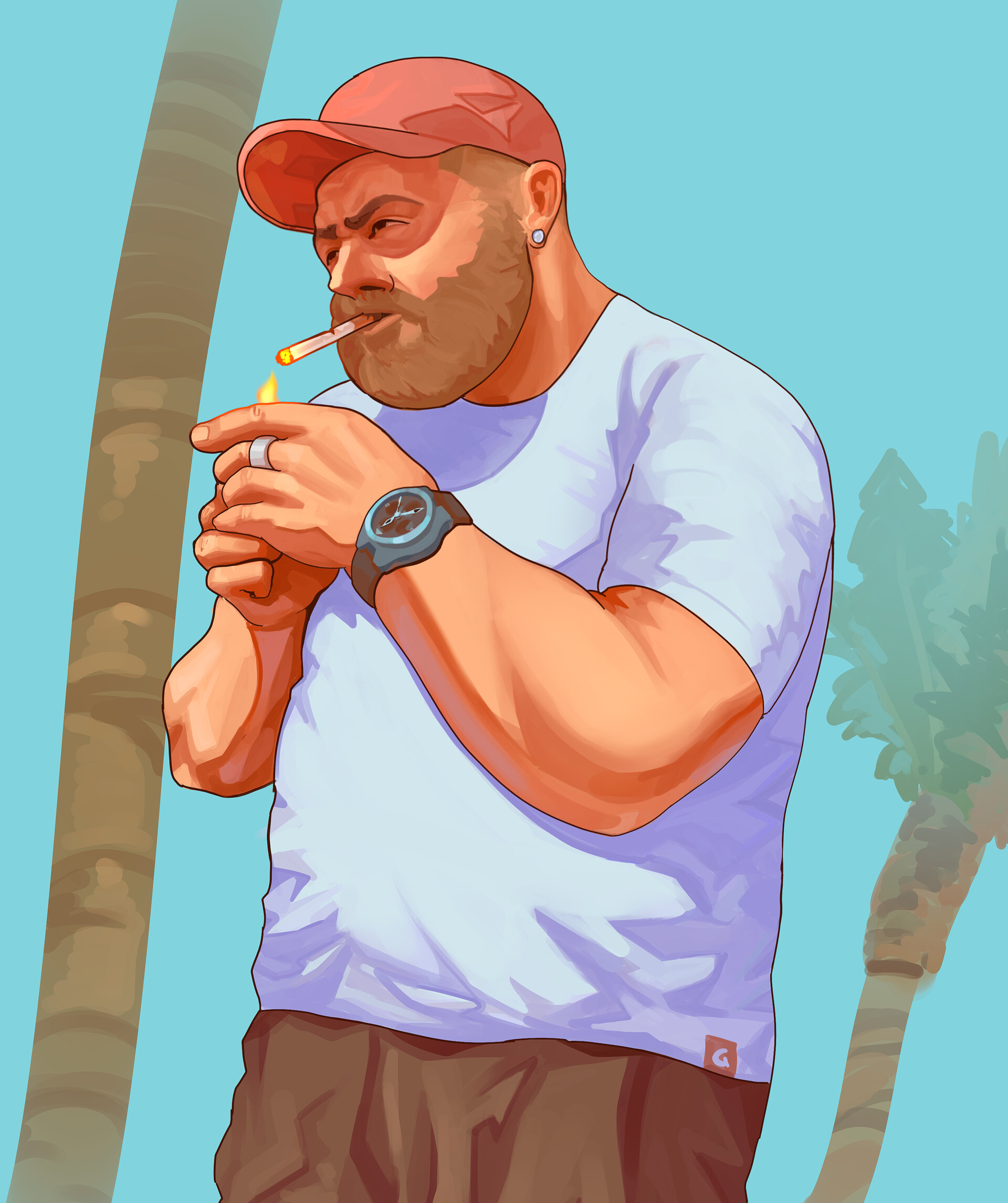 ArtStation - Bearded man