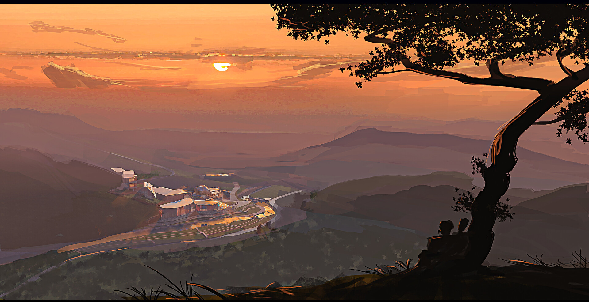 ArtStation - sunset time
