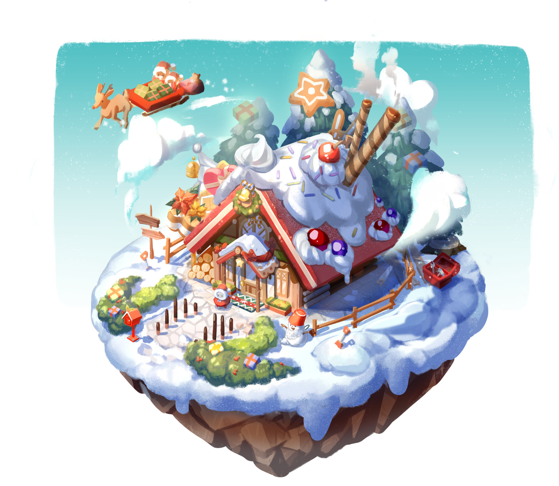 ArtStation - Santa House