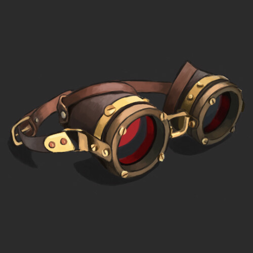 ArtStation - steampunk glasses