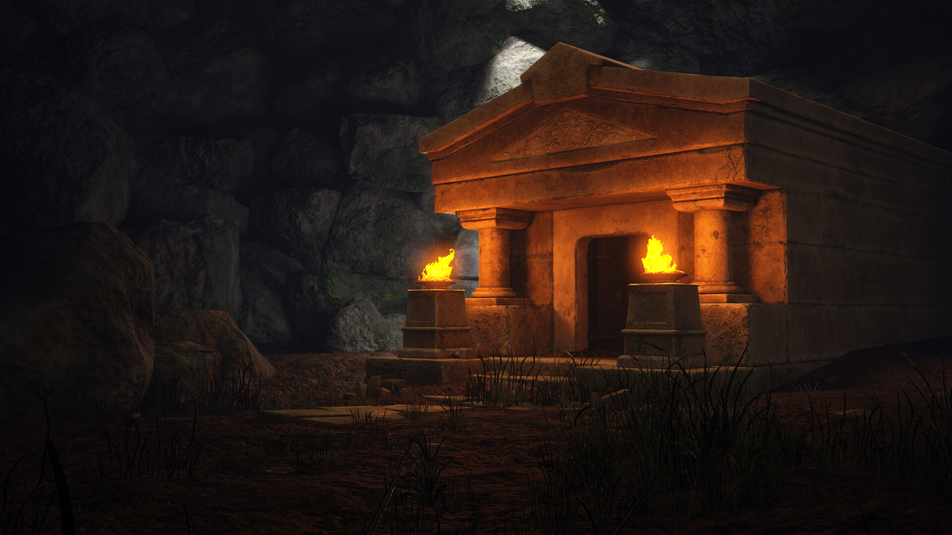 ArtStation - Game Ready Abandoned Temple