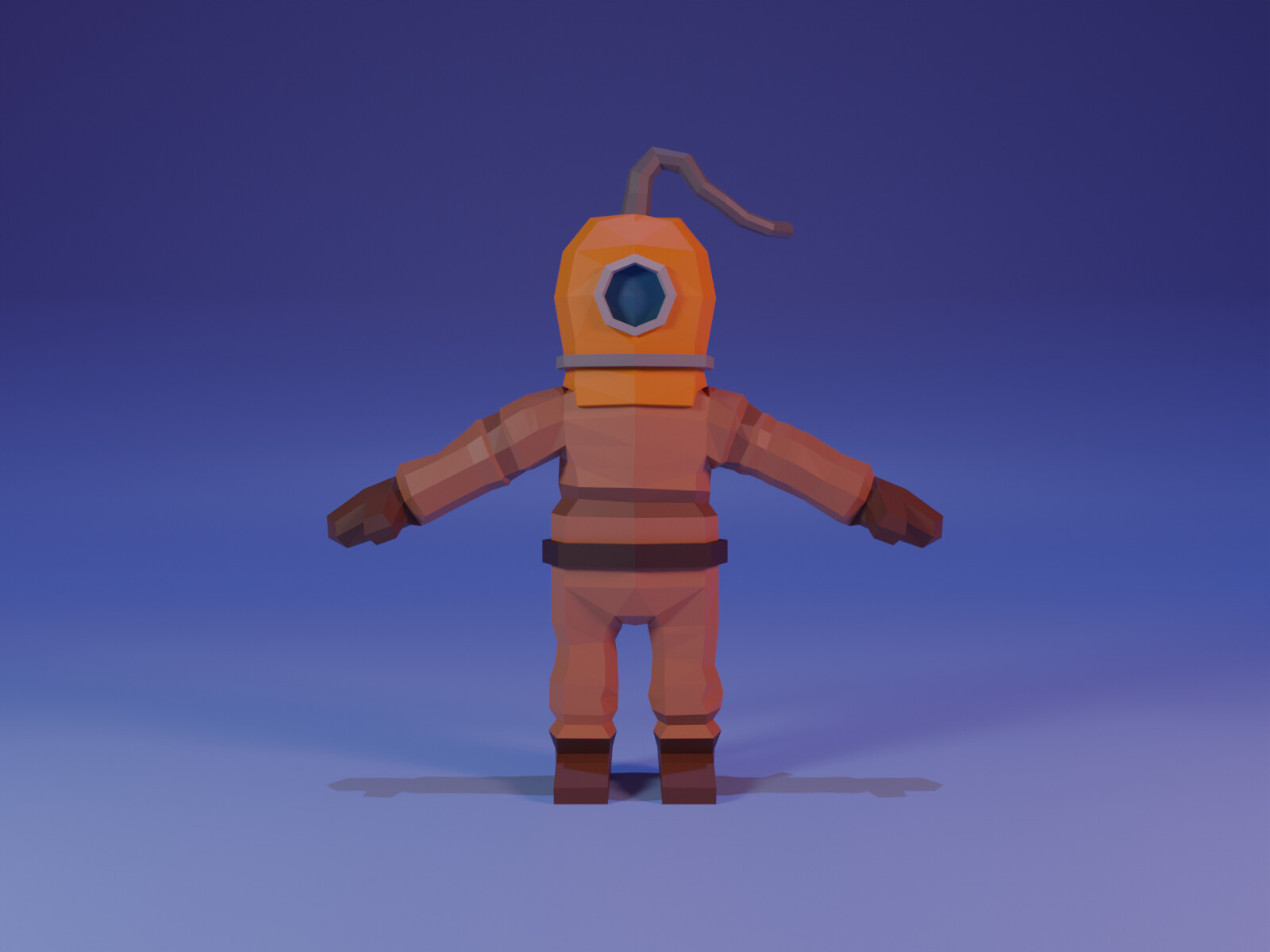 ArtStation - Low Poly Diver