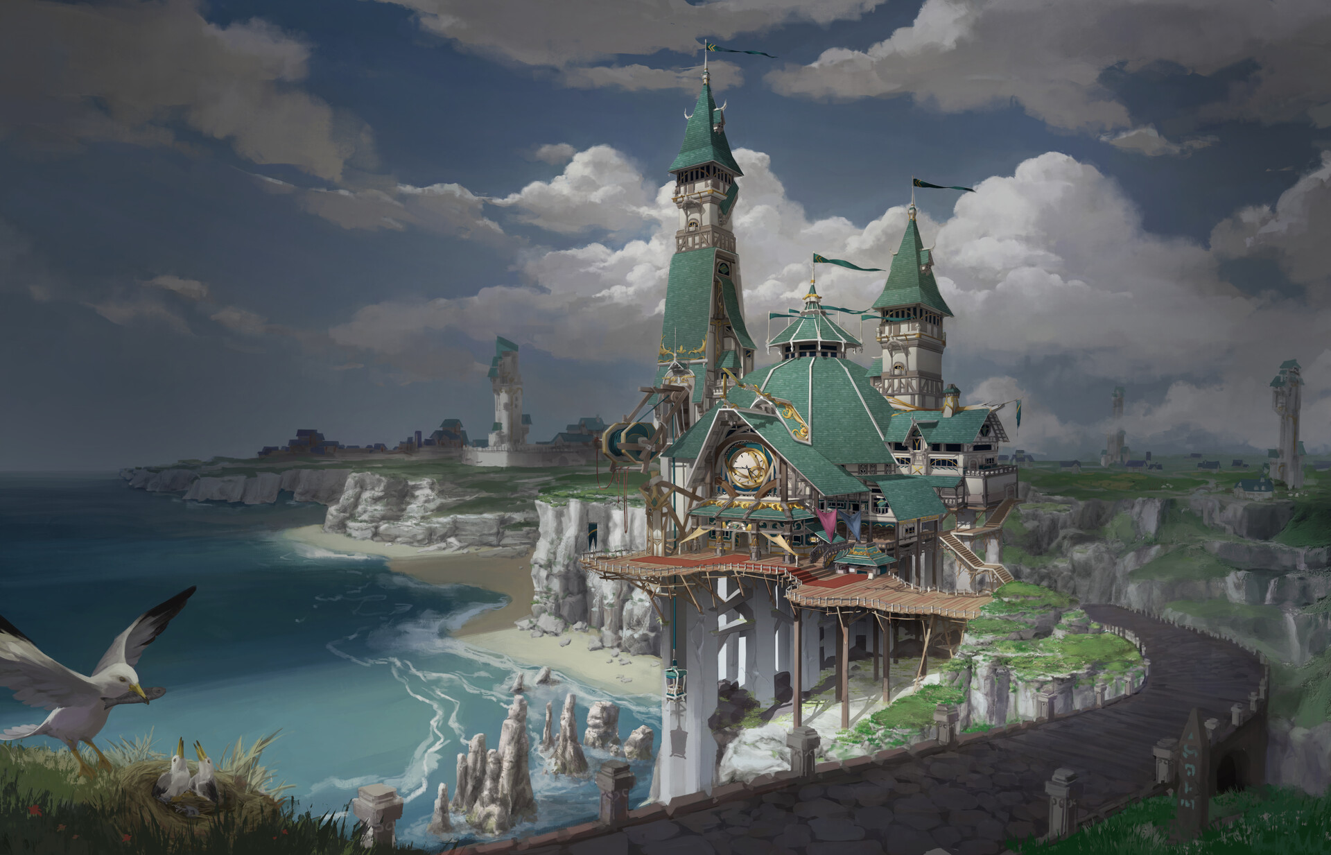 ArtStation - Cliff Inn