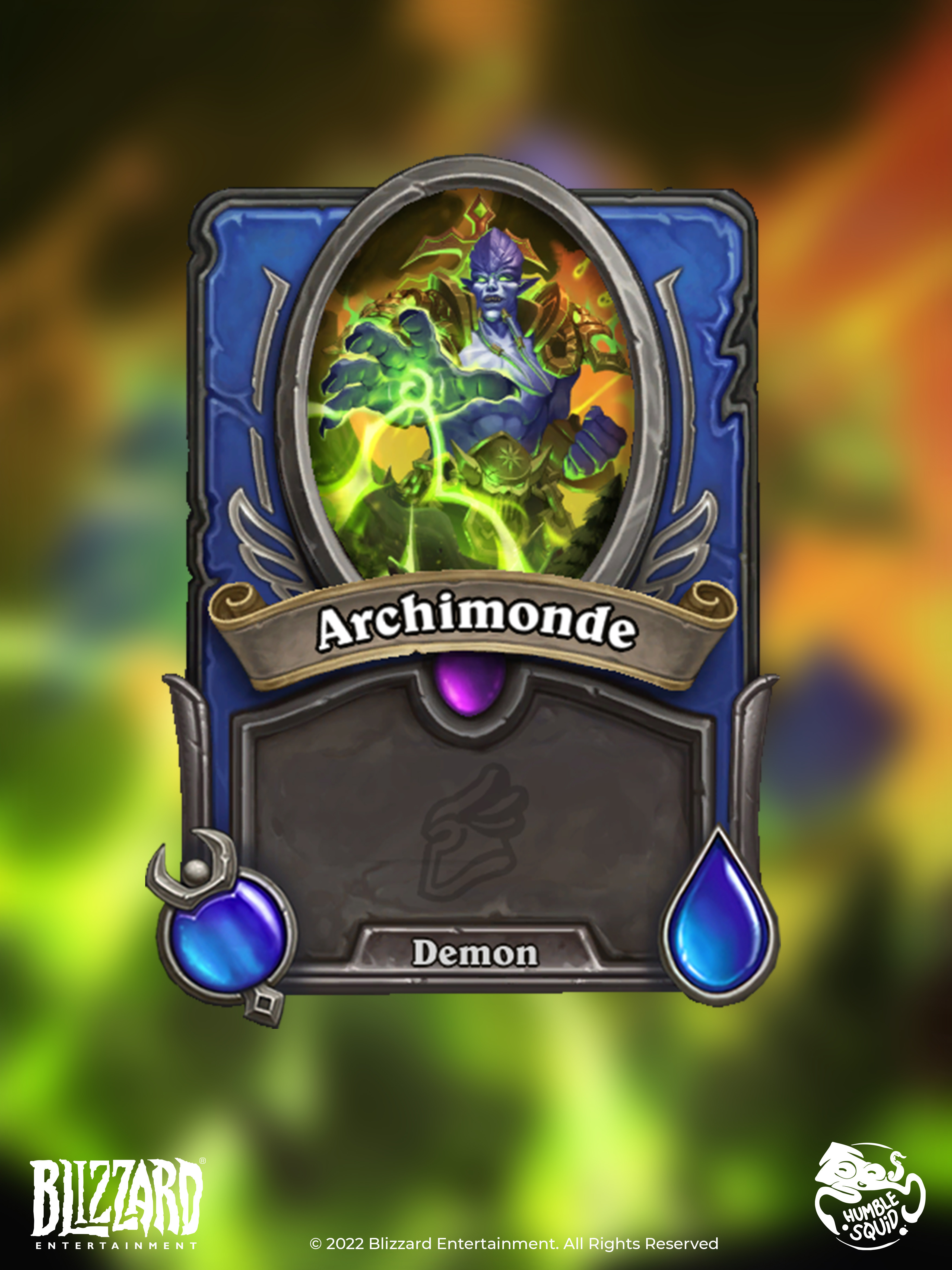 Art of Tey Bartolome - Hearthstone Mercenaries - Archimonde 1