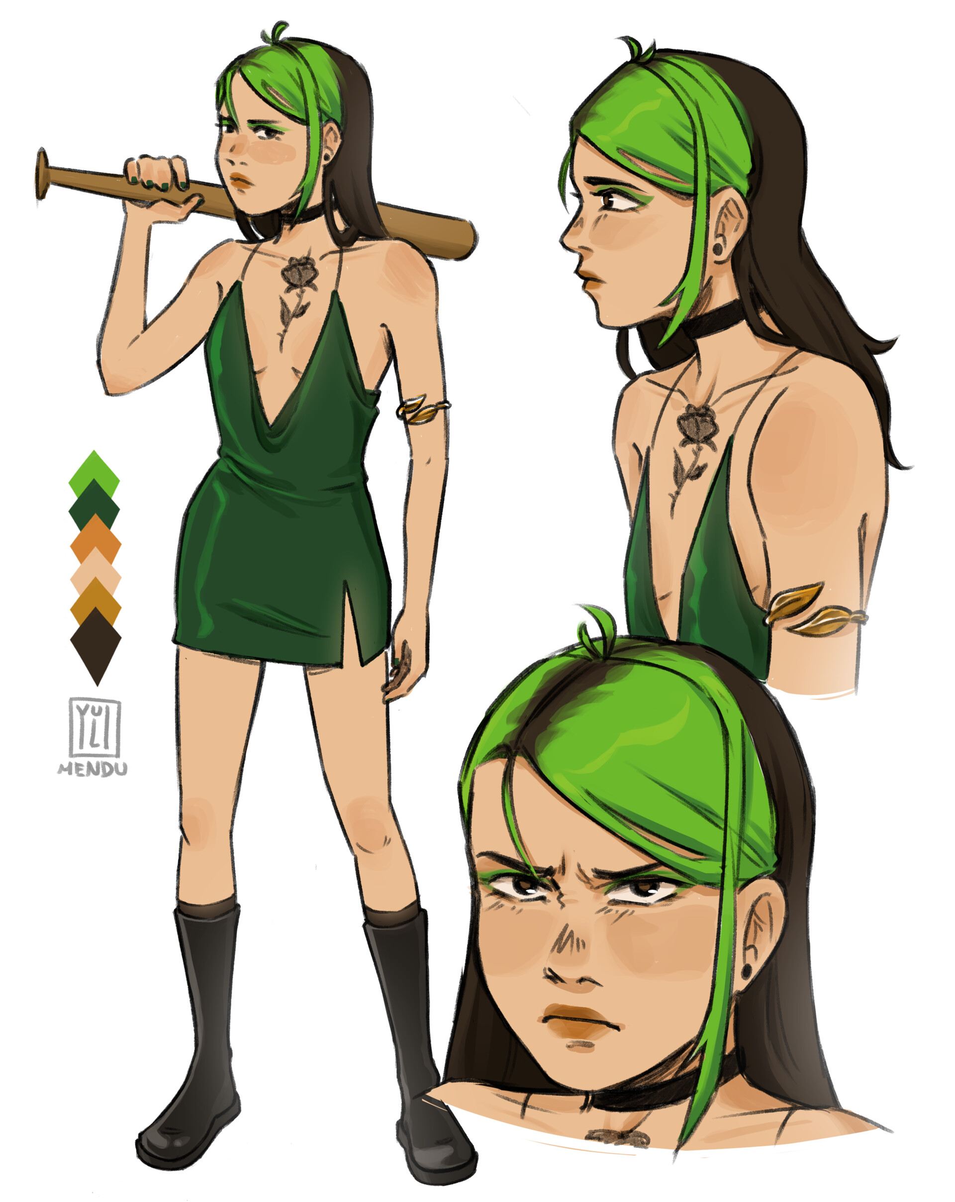 ArtStation - Mina OC Studies