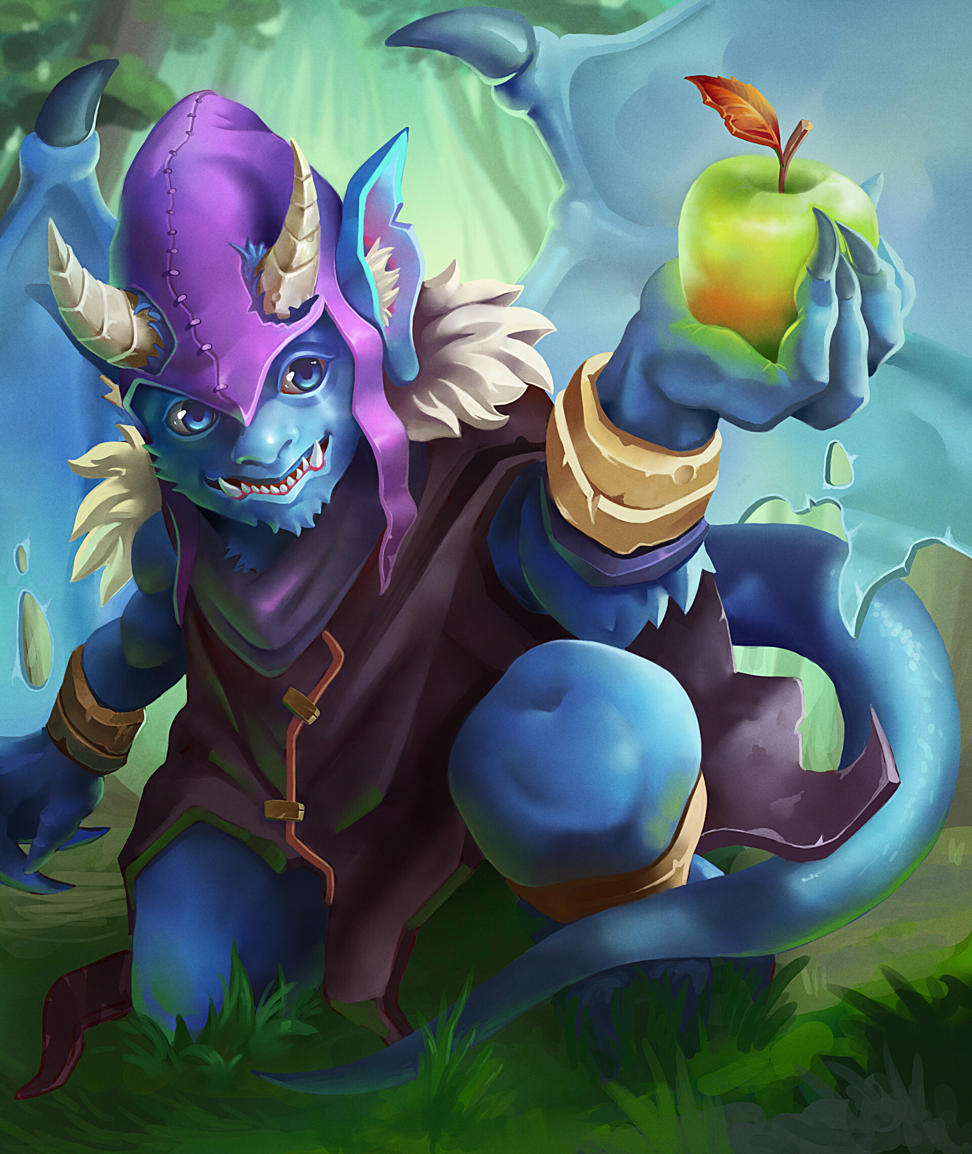 ArtStation - Gargoyle and Apple