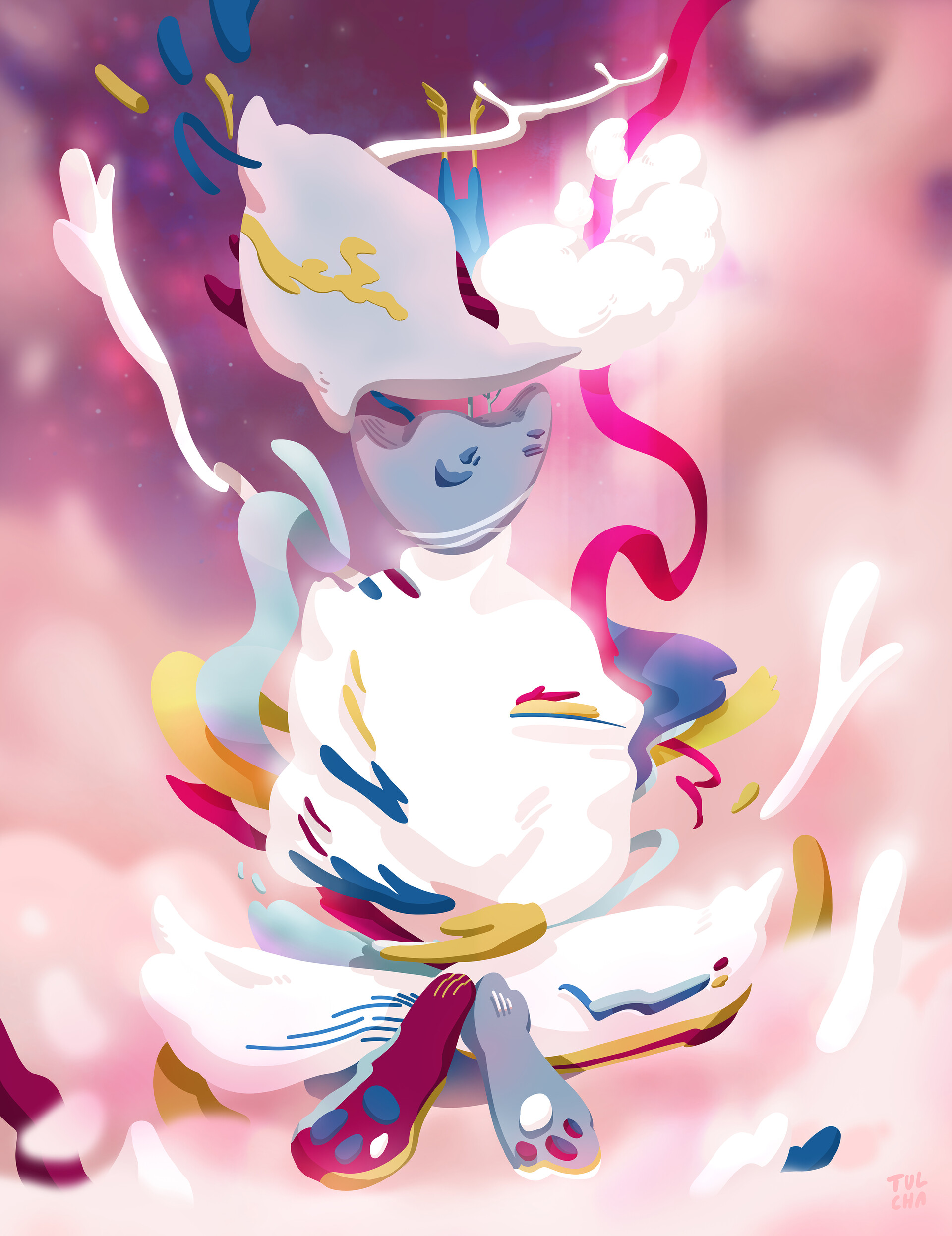 ArtStation - Pink breath