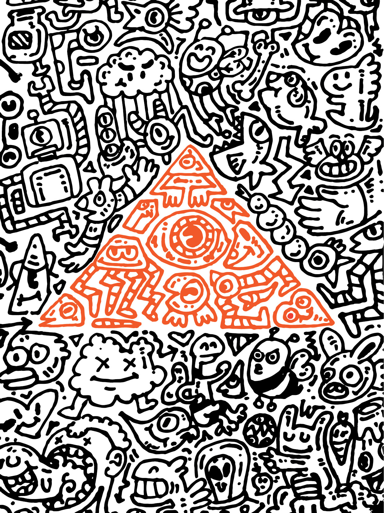 ArtStation - triangle doodle