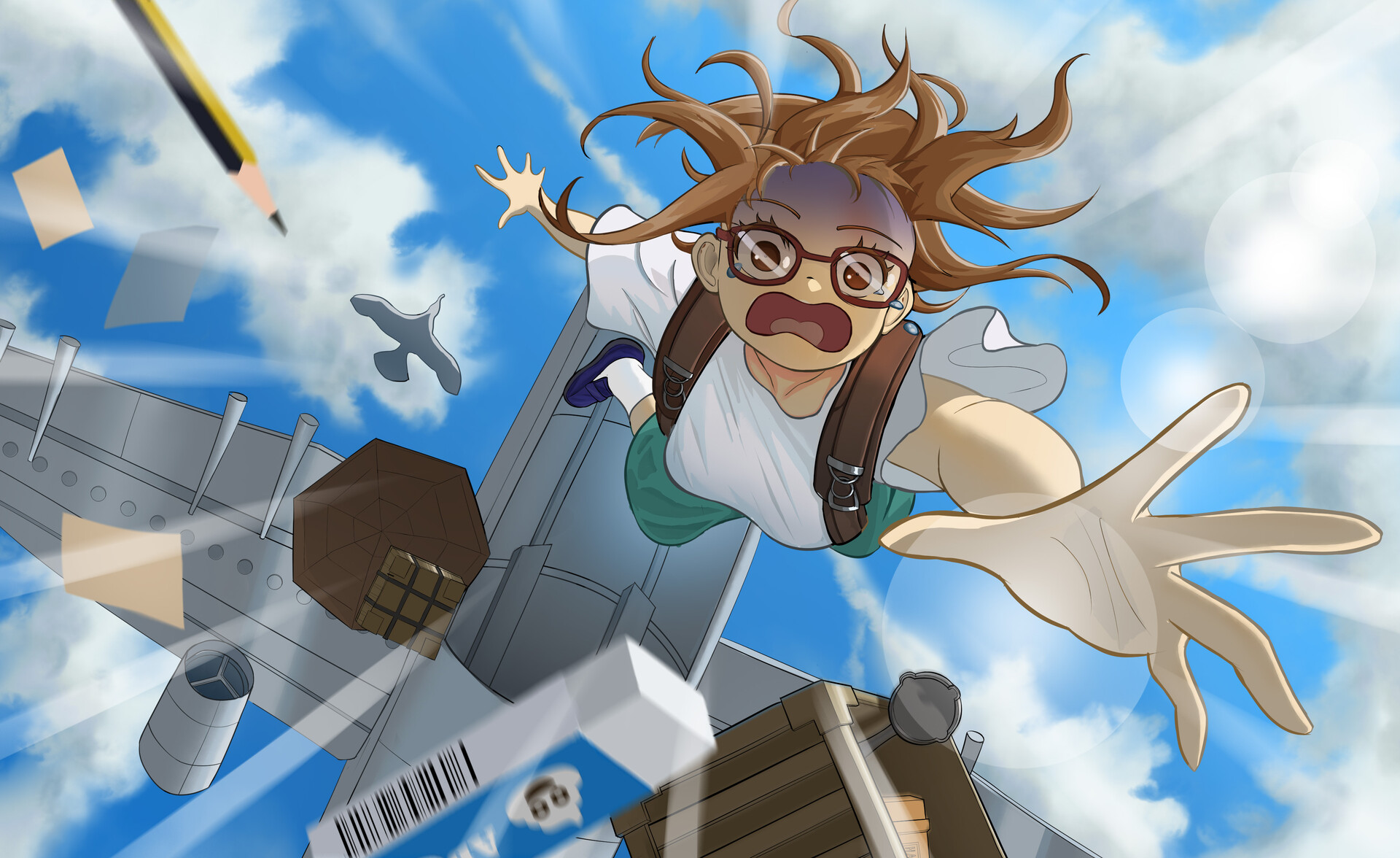 ArtStation - Falling Girl