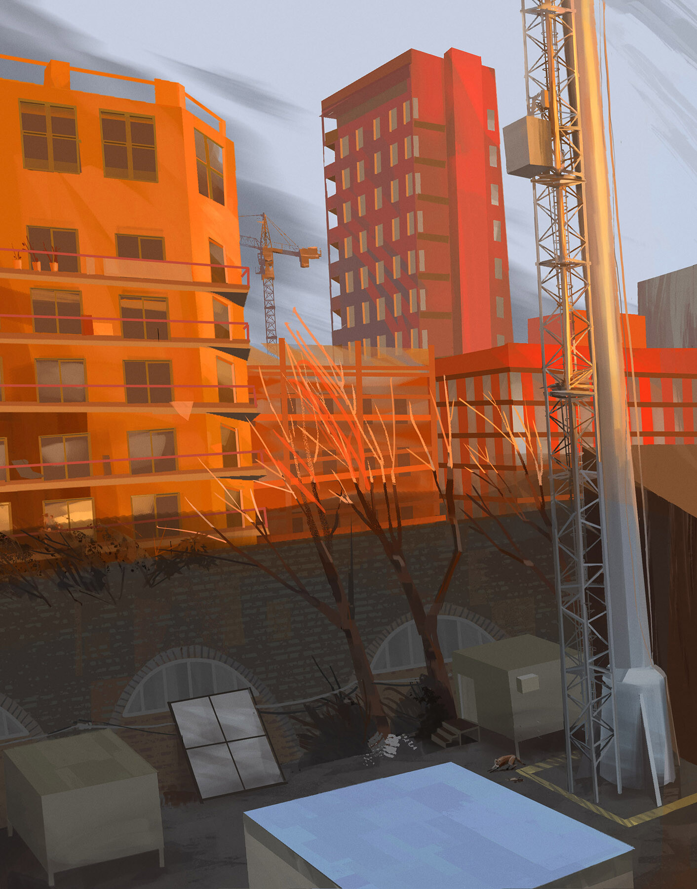 ArtStation - Fox In The City