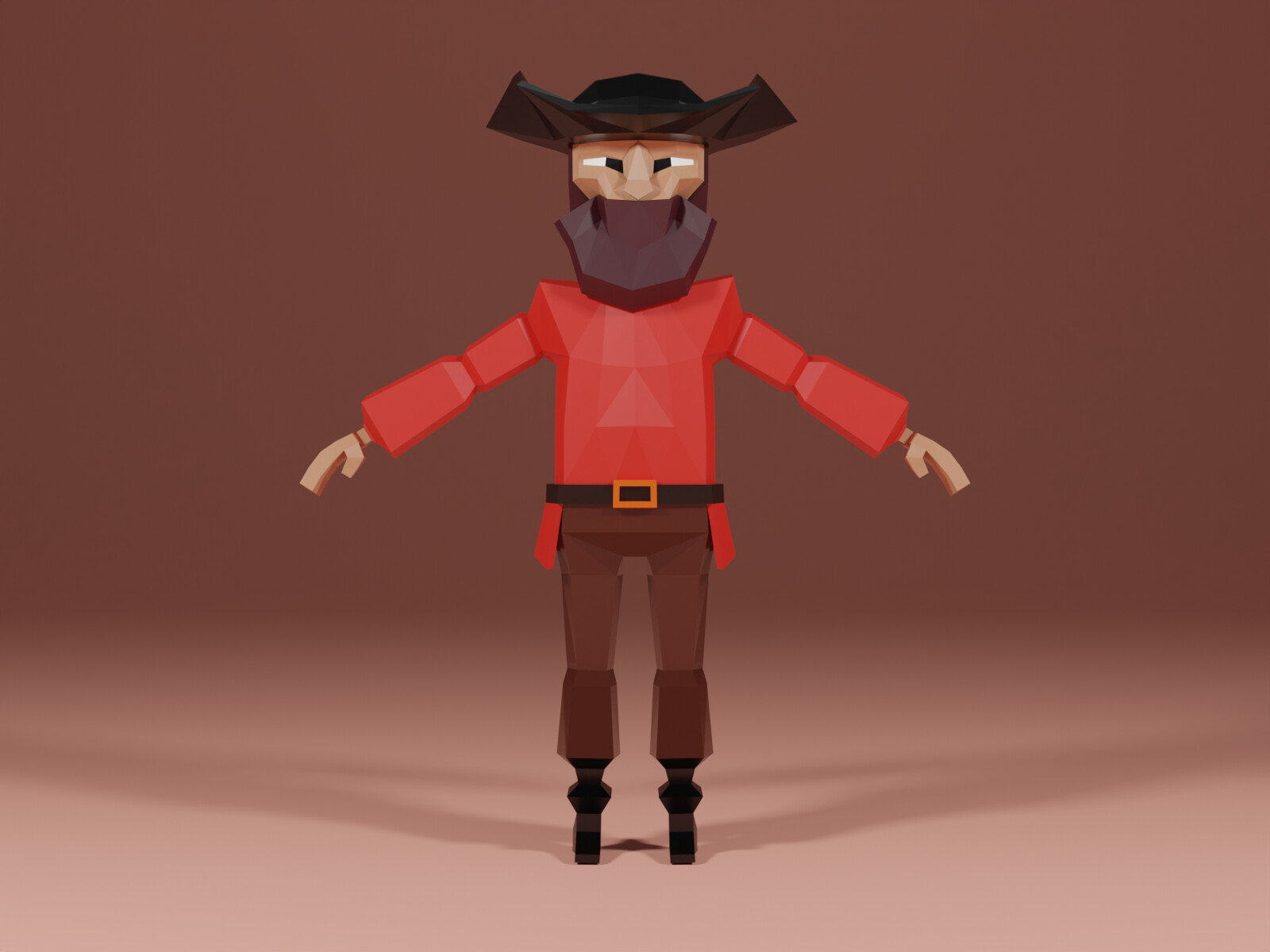 ArtStation - Low Poly - Pirate