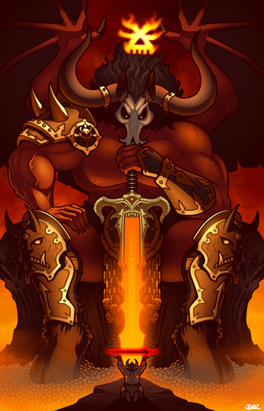 ArtStation - Vorghunak, King of Slaughter