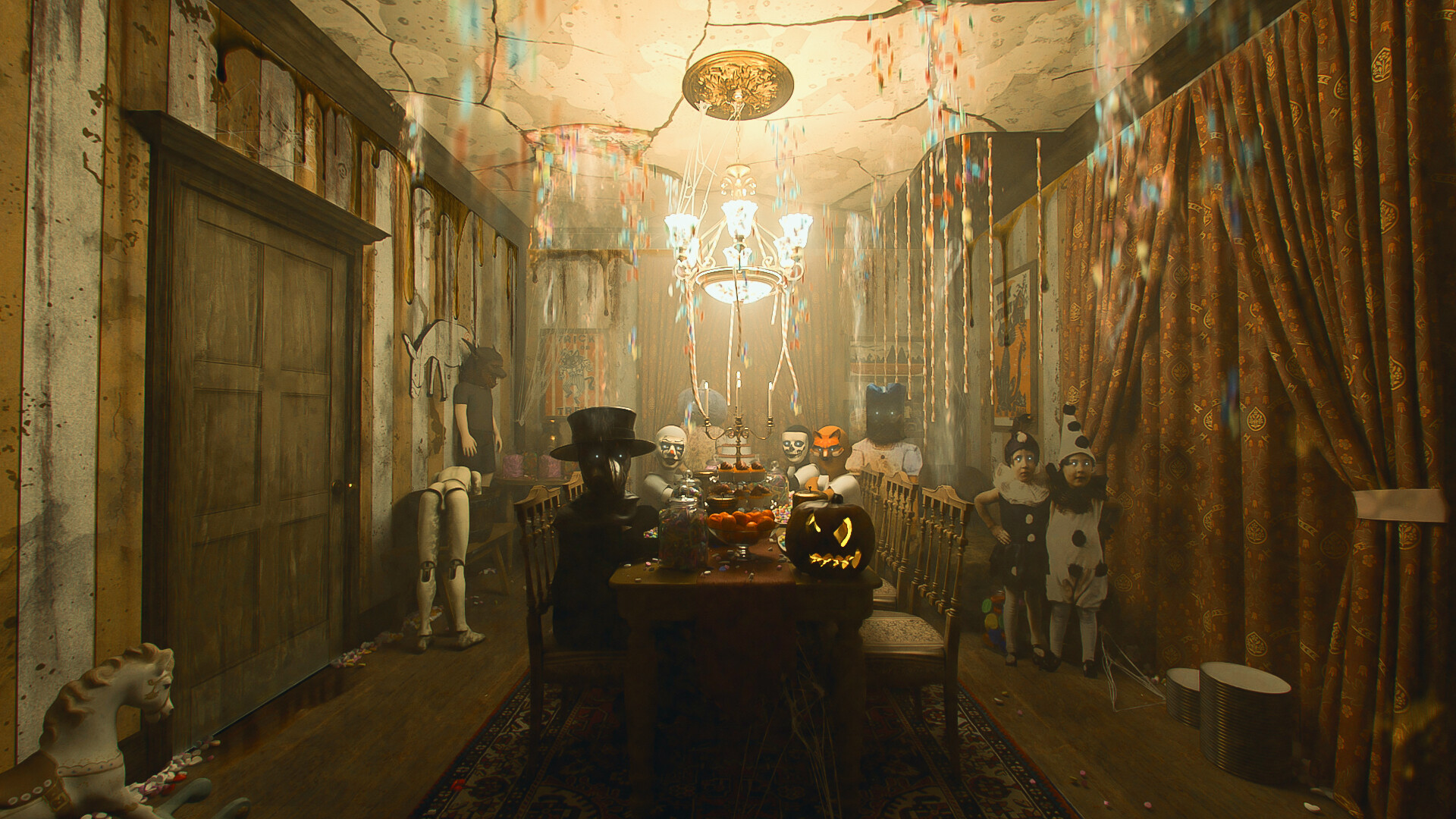 ArtStation - 'Trick VR Treat' Set Concepts