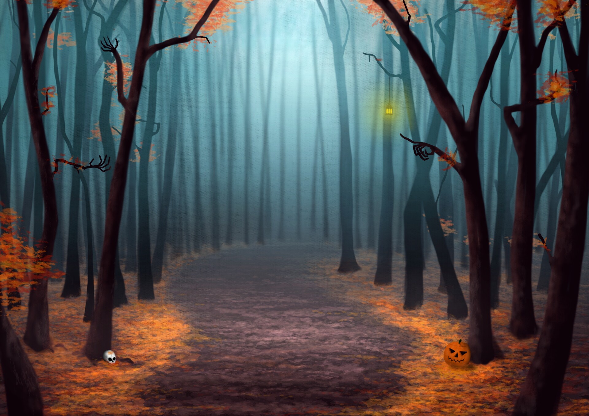 ArtStation - Haunted Woods