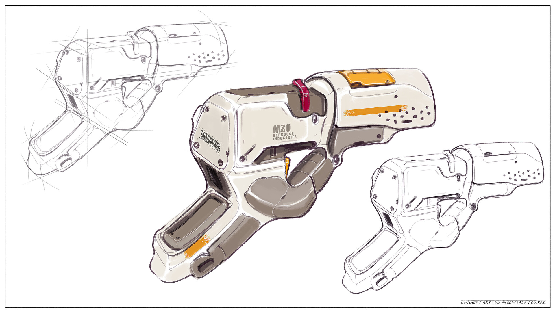 ArtStation - SCI FI GUN