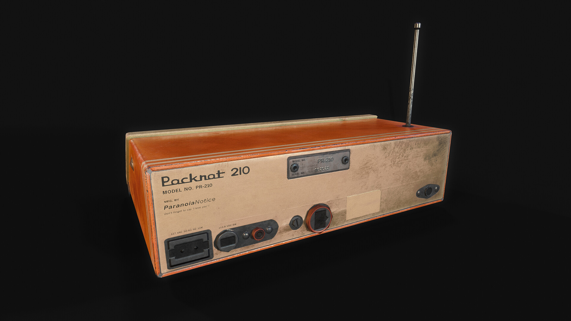 Morgan Furtado - "Packrat 210" Vintage Radio