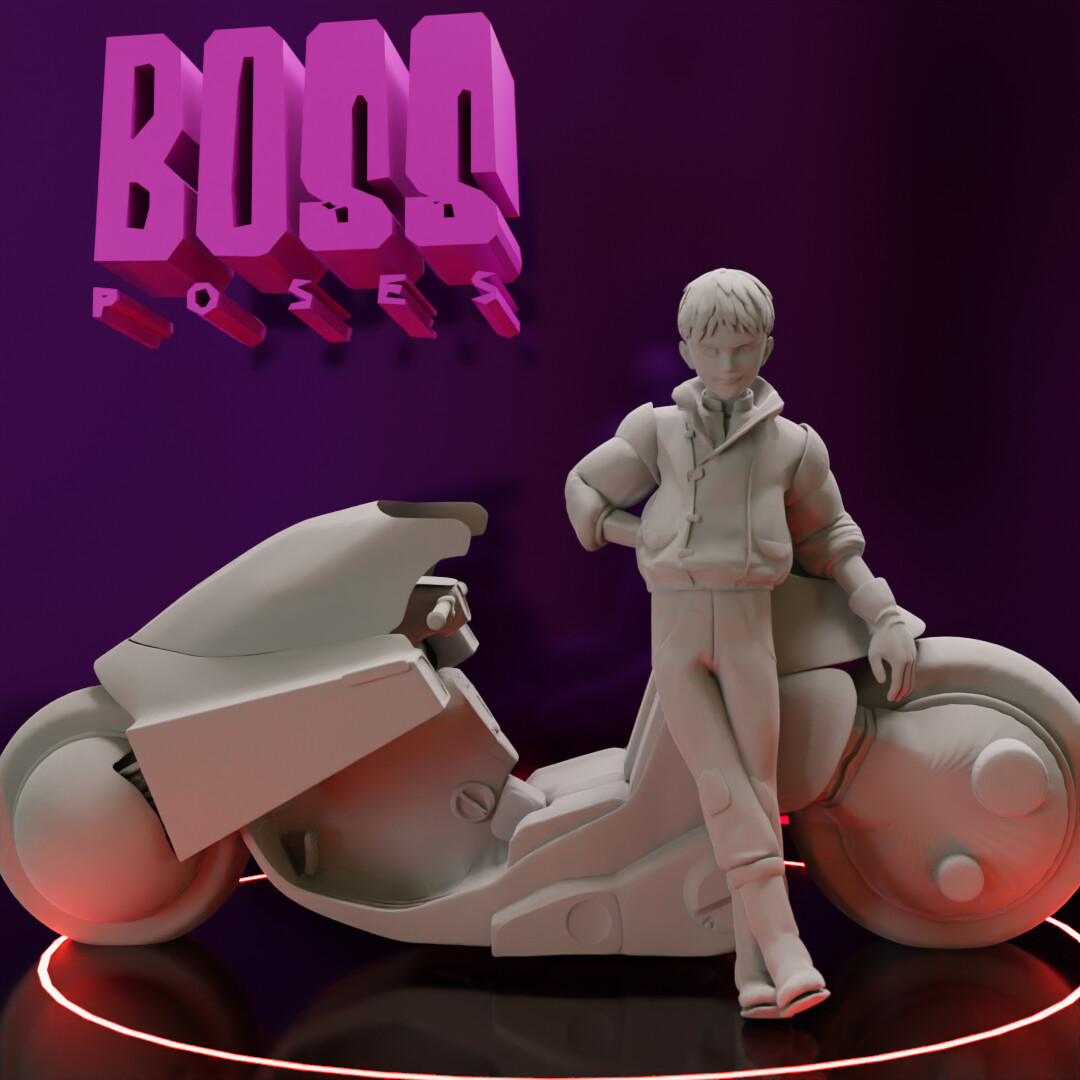 ArtStation - BOSSposes - AKIRA -3DPRINT READY-