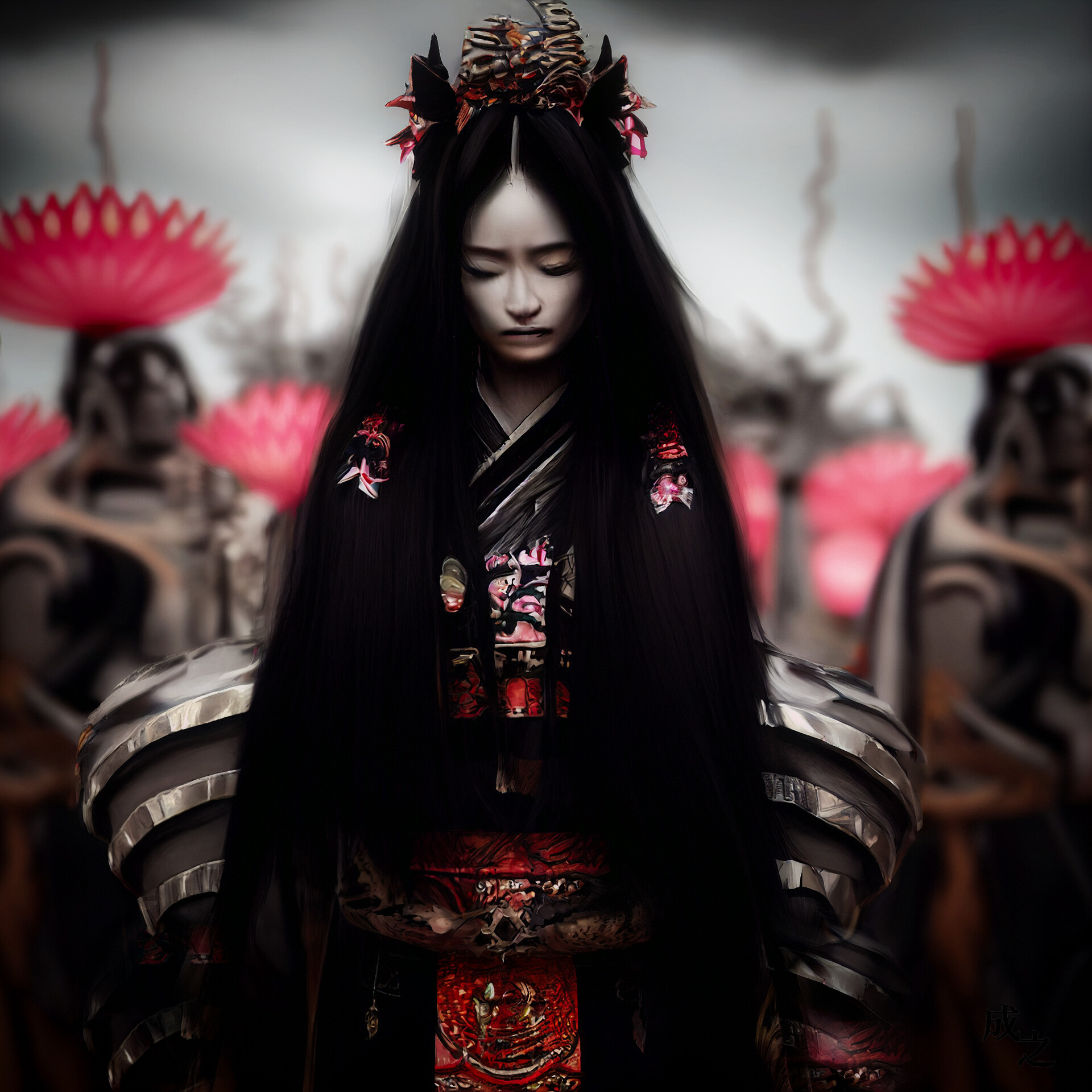 ArtStation - Nakisawame ( Japanese Goddess of Water and Life extension )