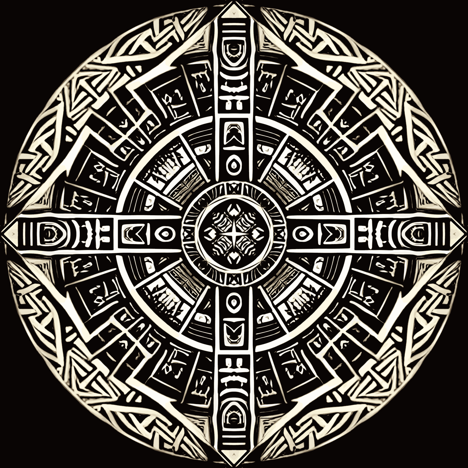 ArtStation - Viking Runic Mandala