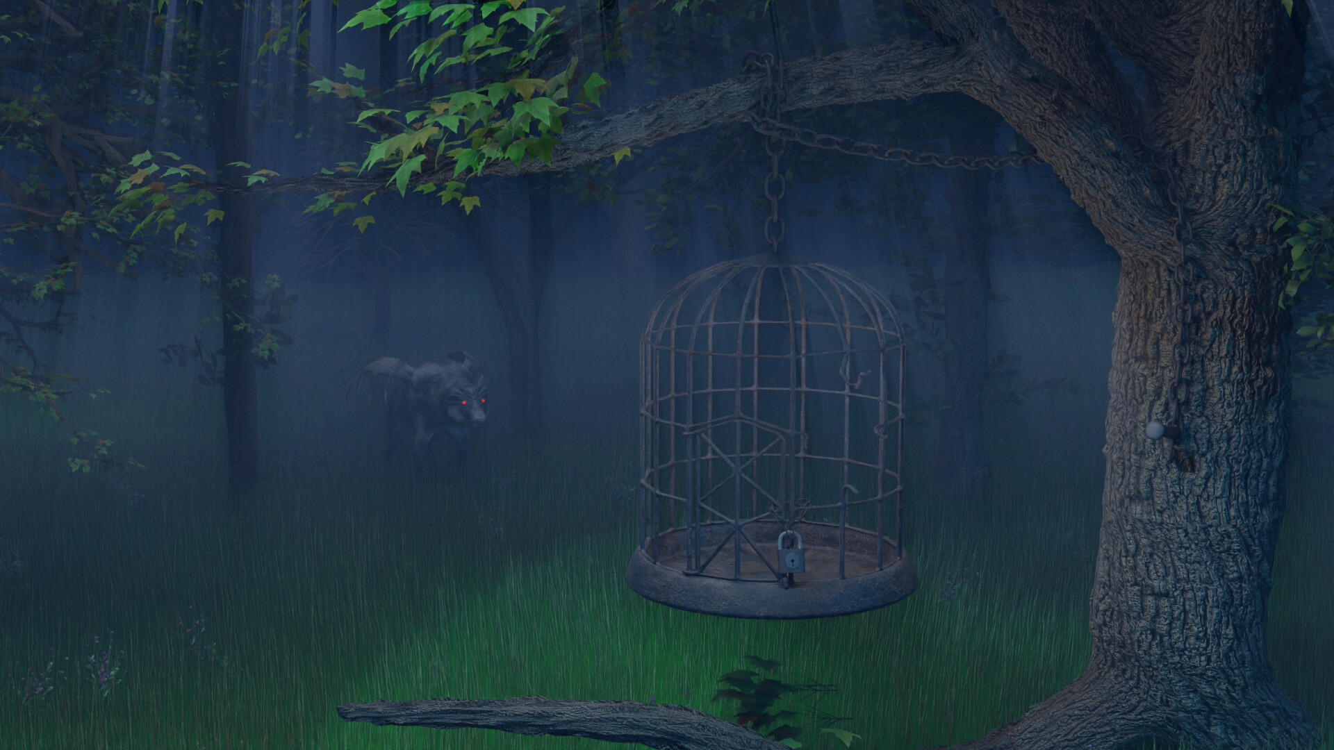 ArtStation - The monster from a cage