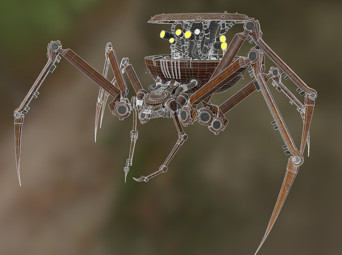 ArtStation - Robot Spider