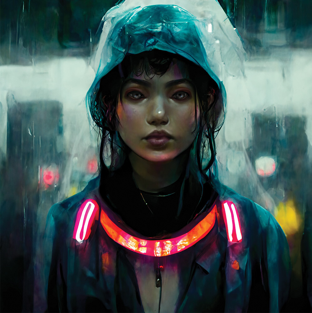 ArtStation - Cyber Portrait
