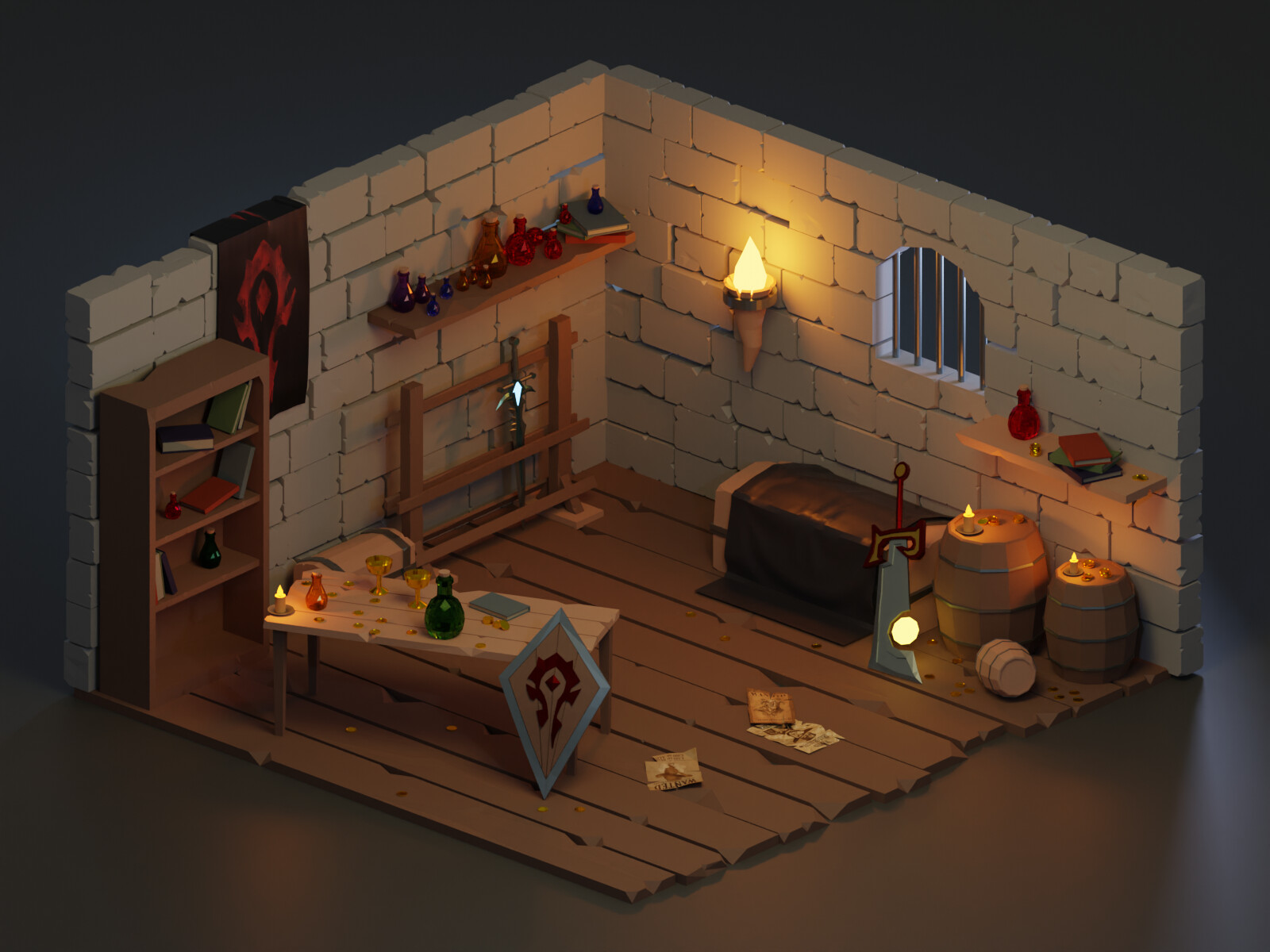 ArtStation - Warrior House