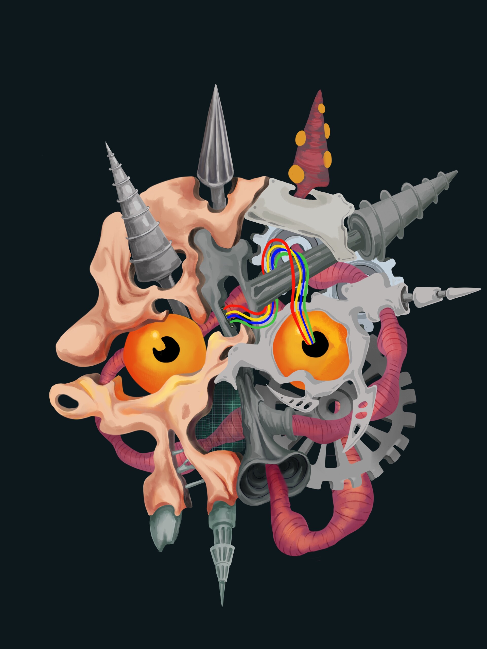 ArtStation - Mechanical face