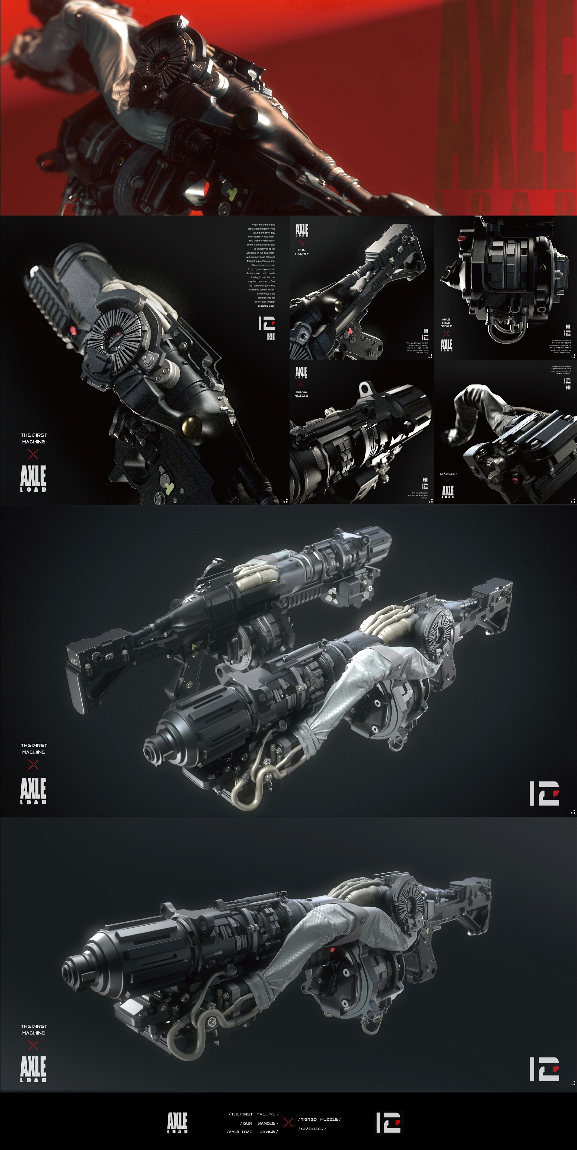 ArtStation - Axle load machinery