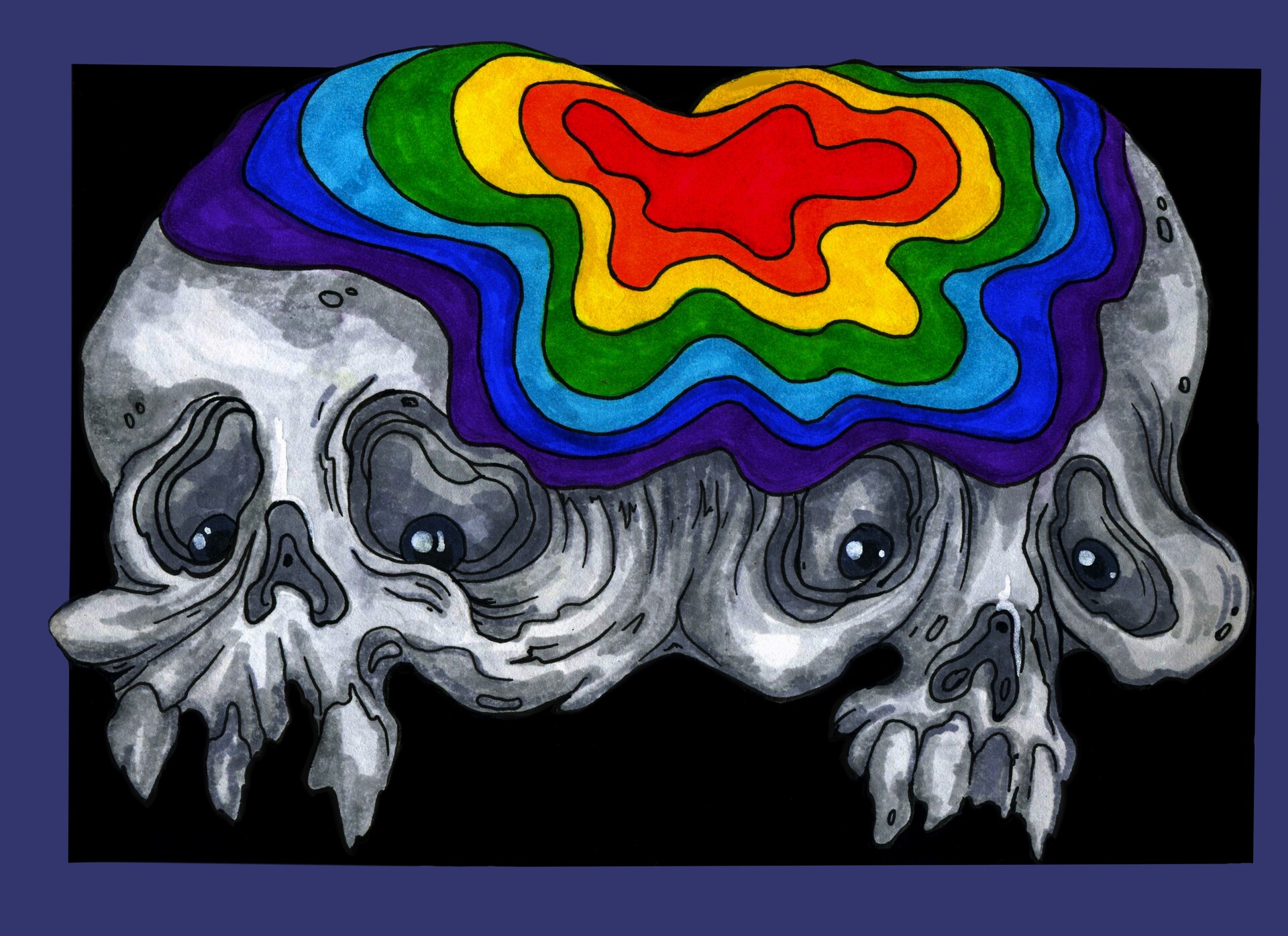 ArtStation - Double skull