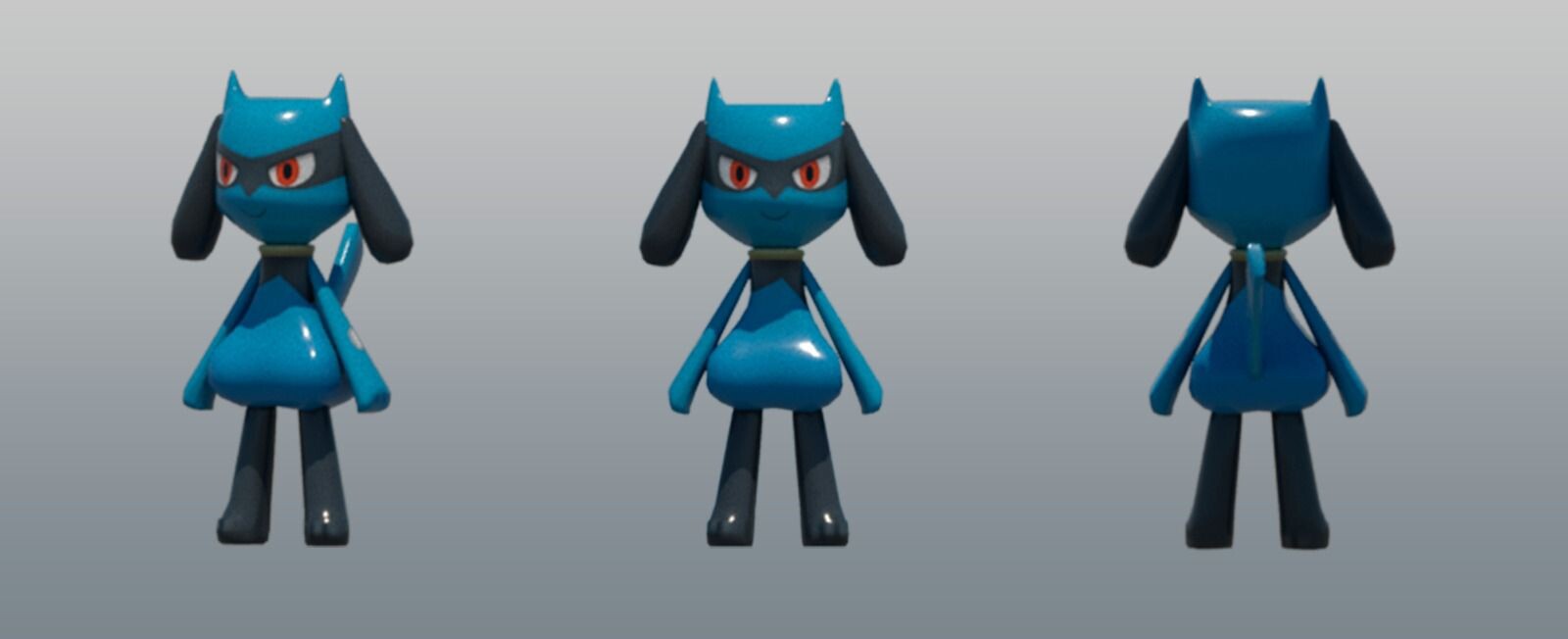 ArtStation - My first 3D Pokémon Model