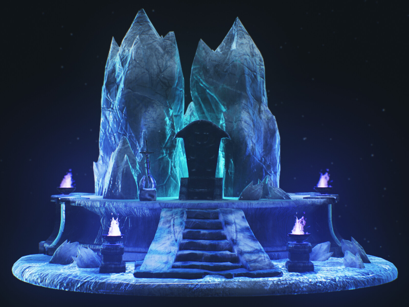 ArtStation - The Throne of the King of the Dead