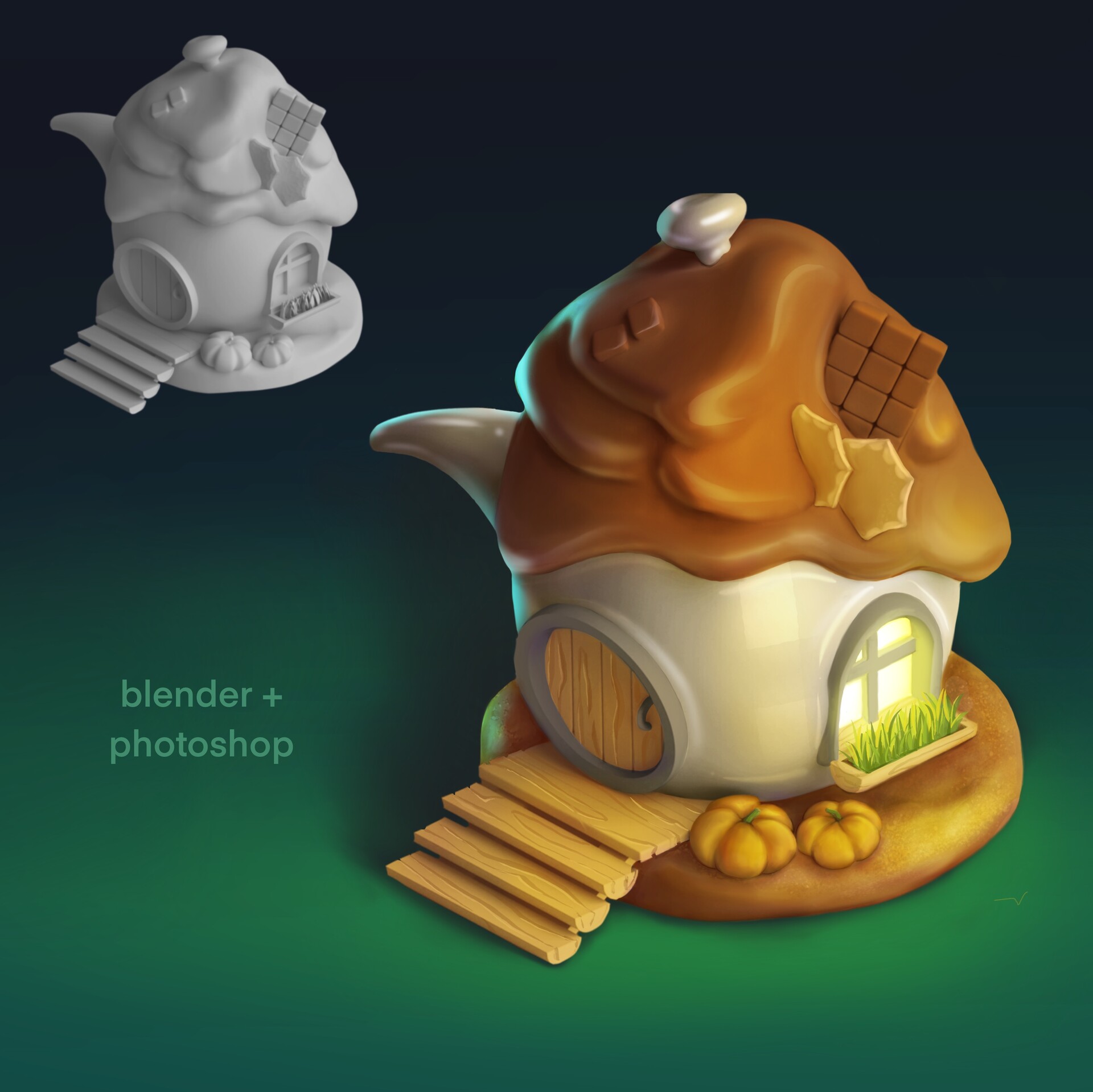 ArtStation - 3d + 2d render