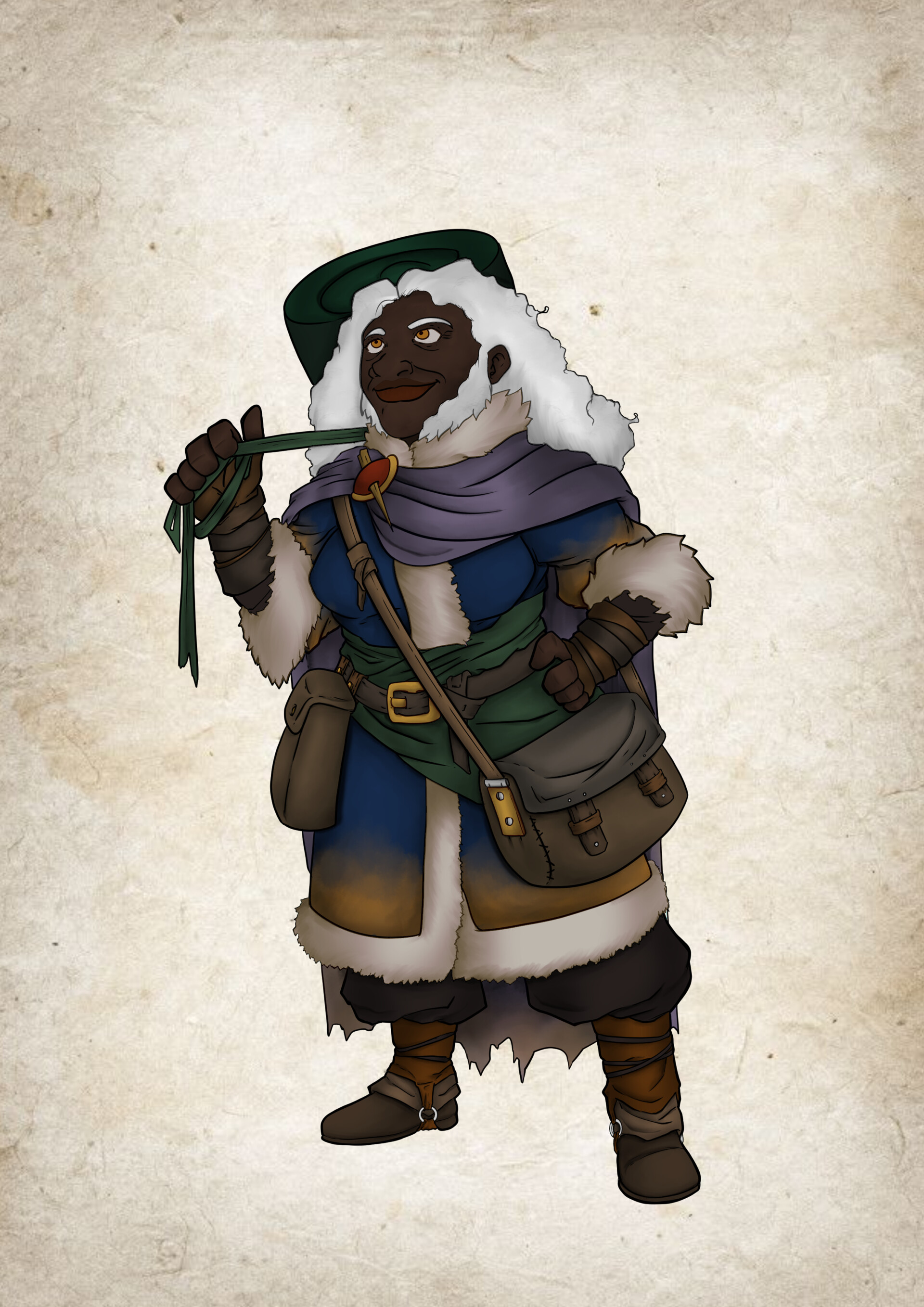 ArtStation - Dwarf Traveller - Pathfinder Indie Project