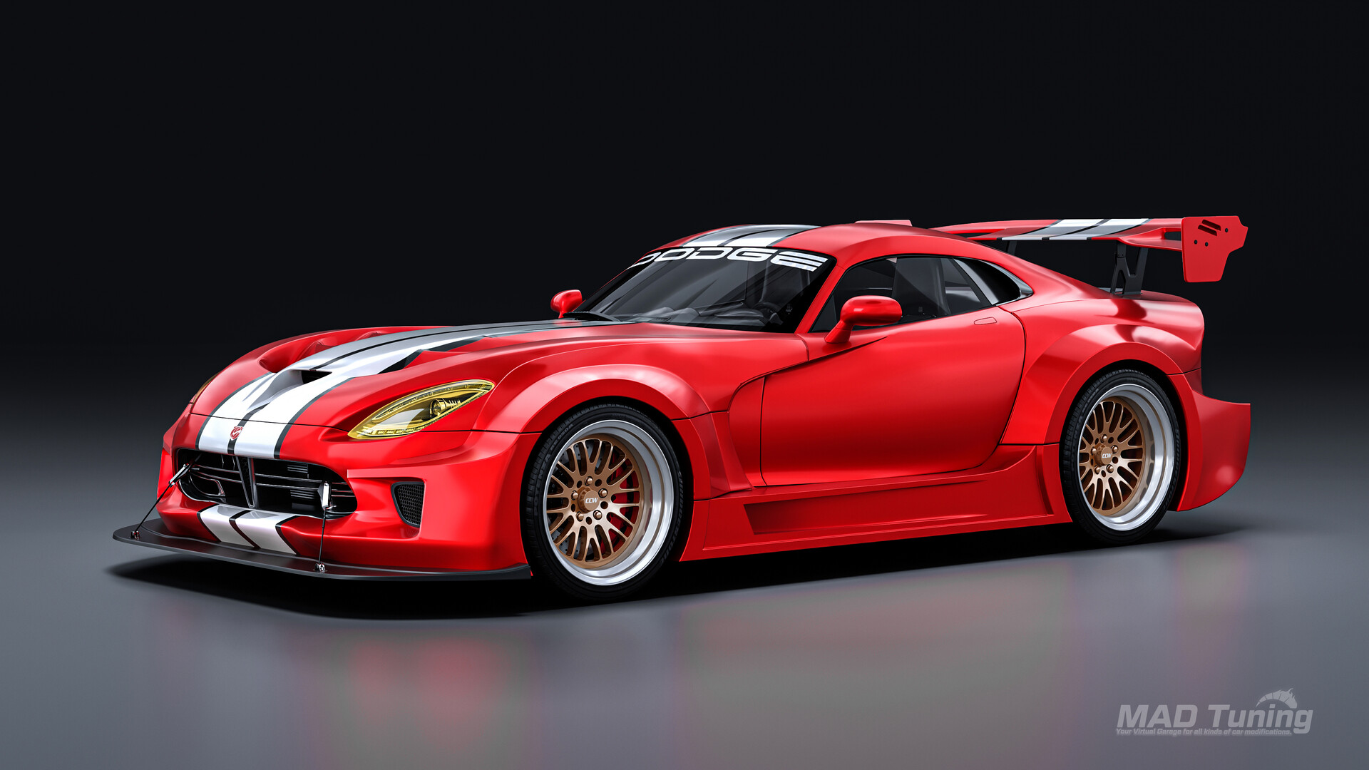 Houssem Douik - Dodge Viper ACR 2016 custom racing wide body kit