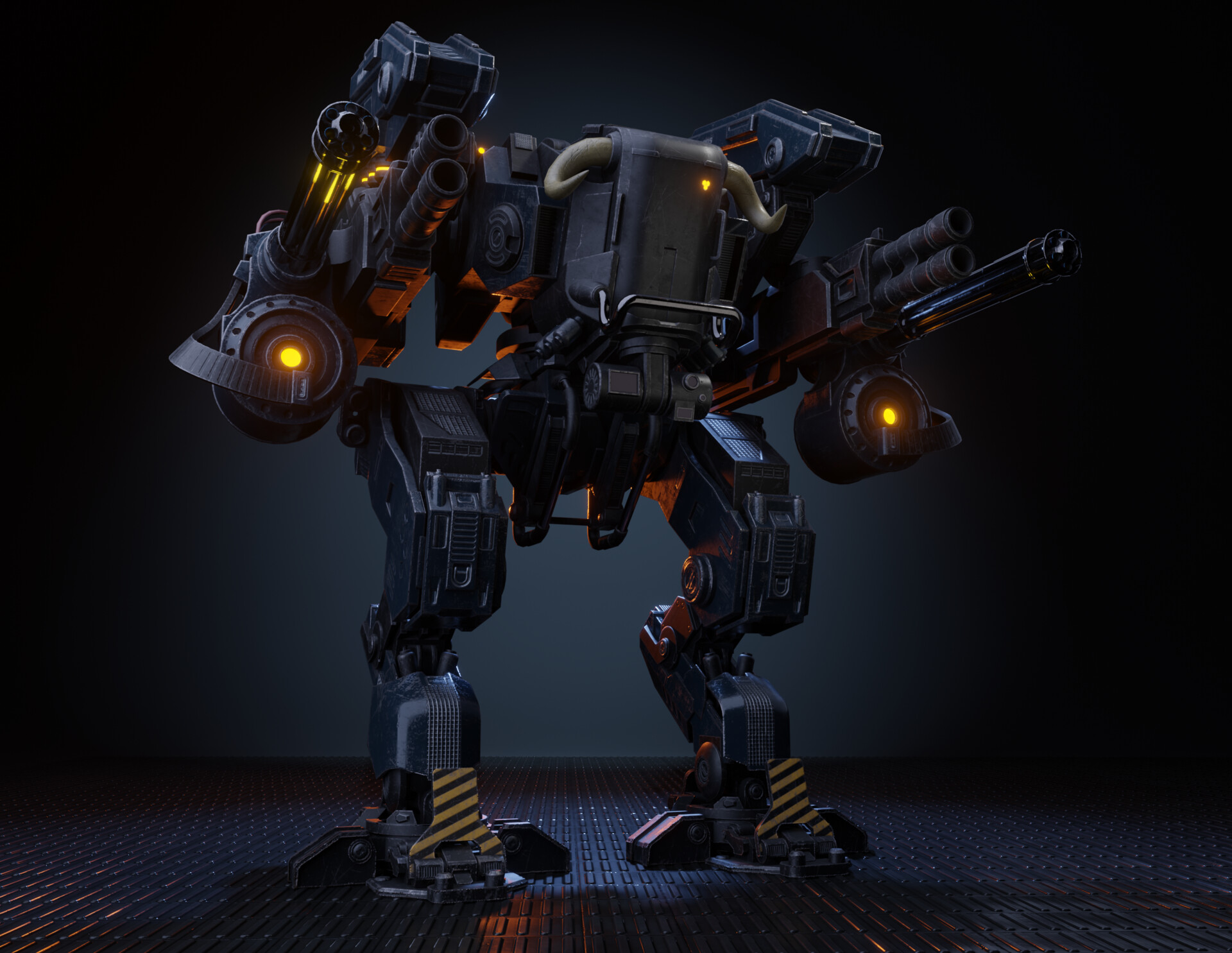 ArtStation - Mech Mk1 Game Ready