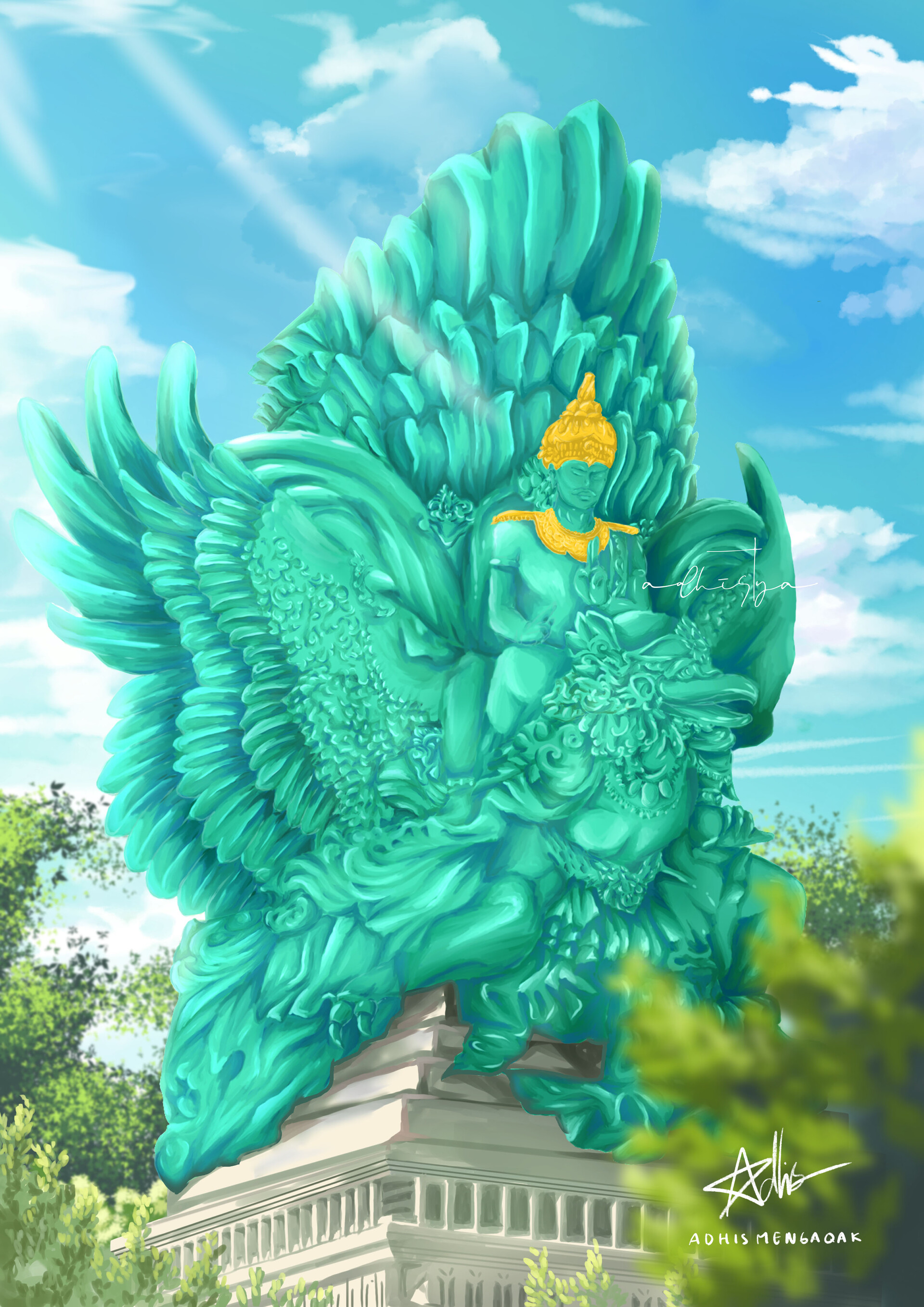 ArtStation - Garuda Wisnu Kencana