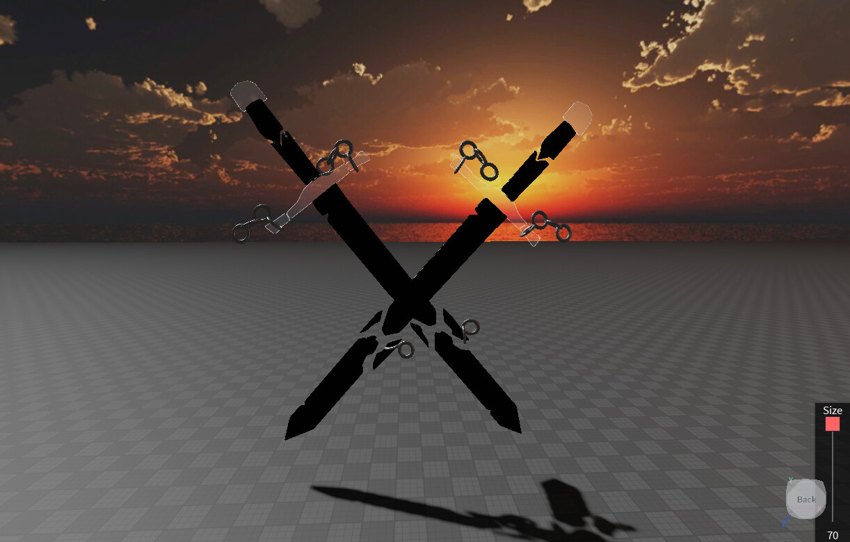 ArtStation - Dual Cursed Chained Swords