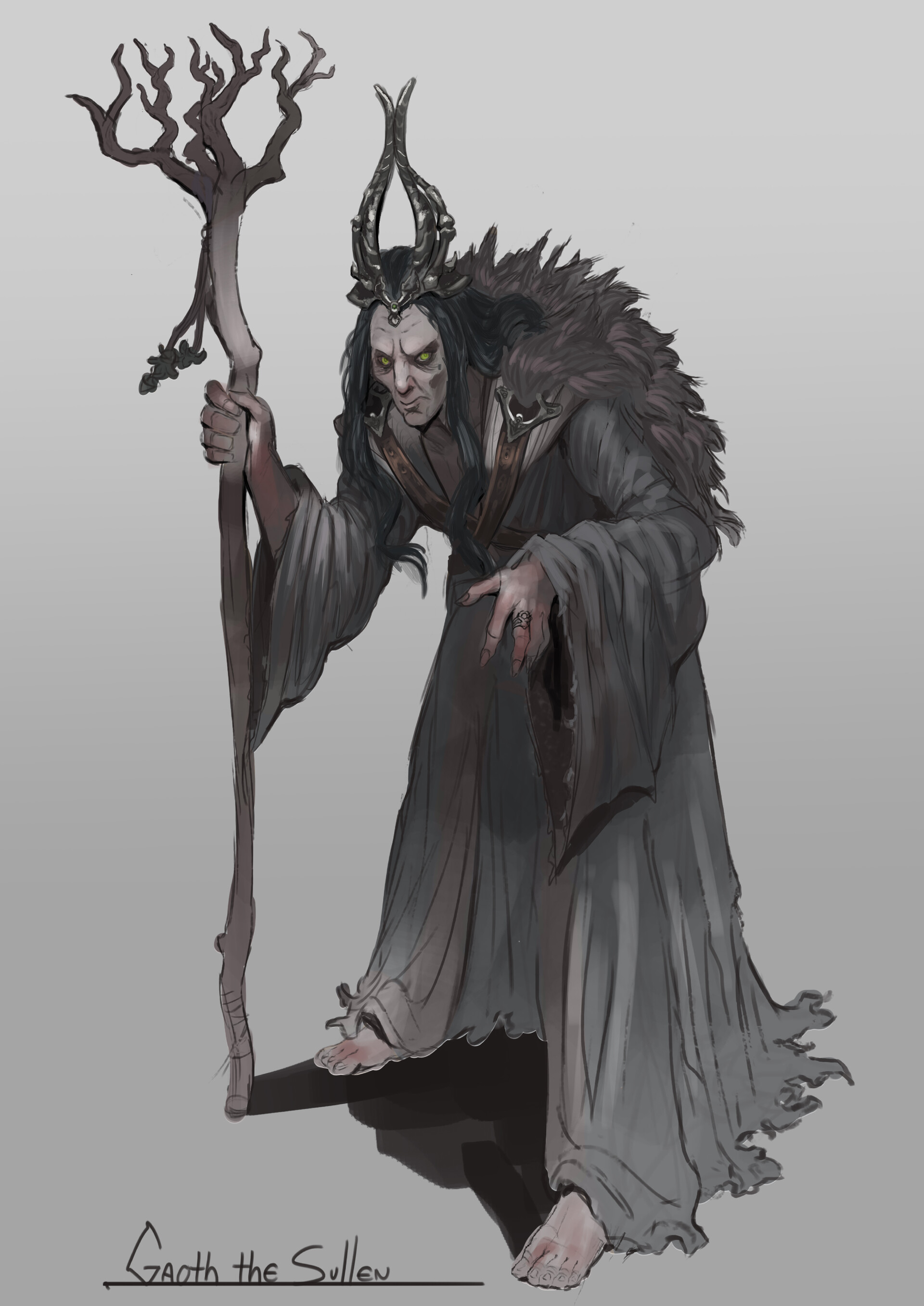 Rembrandt van Leeuwen - Gaoth the Solemn - Decay Wizard - VINGARD ...