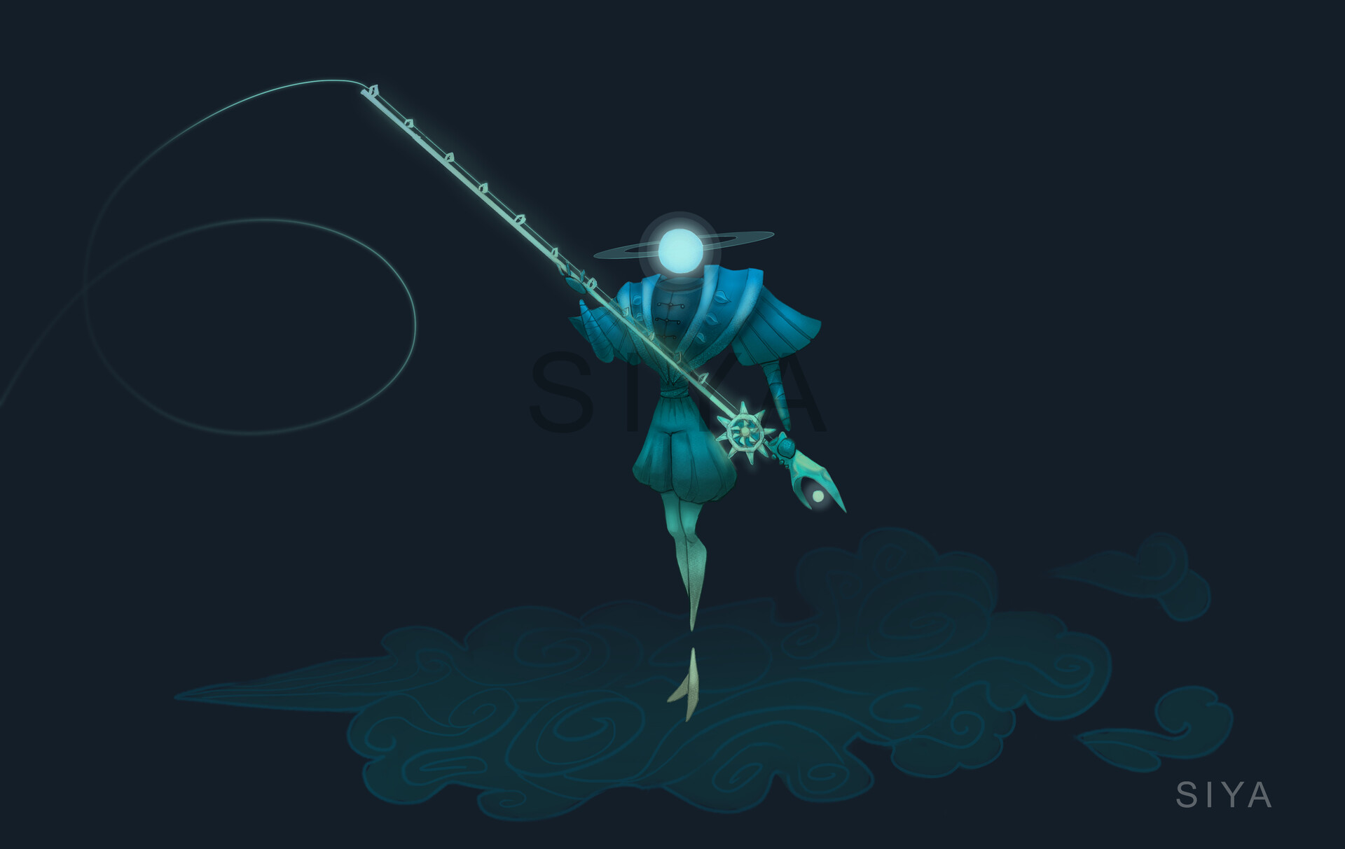 ArtStation - Space fisherman