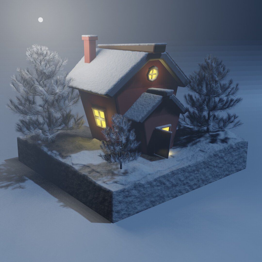 ArtStation - Winter House