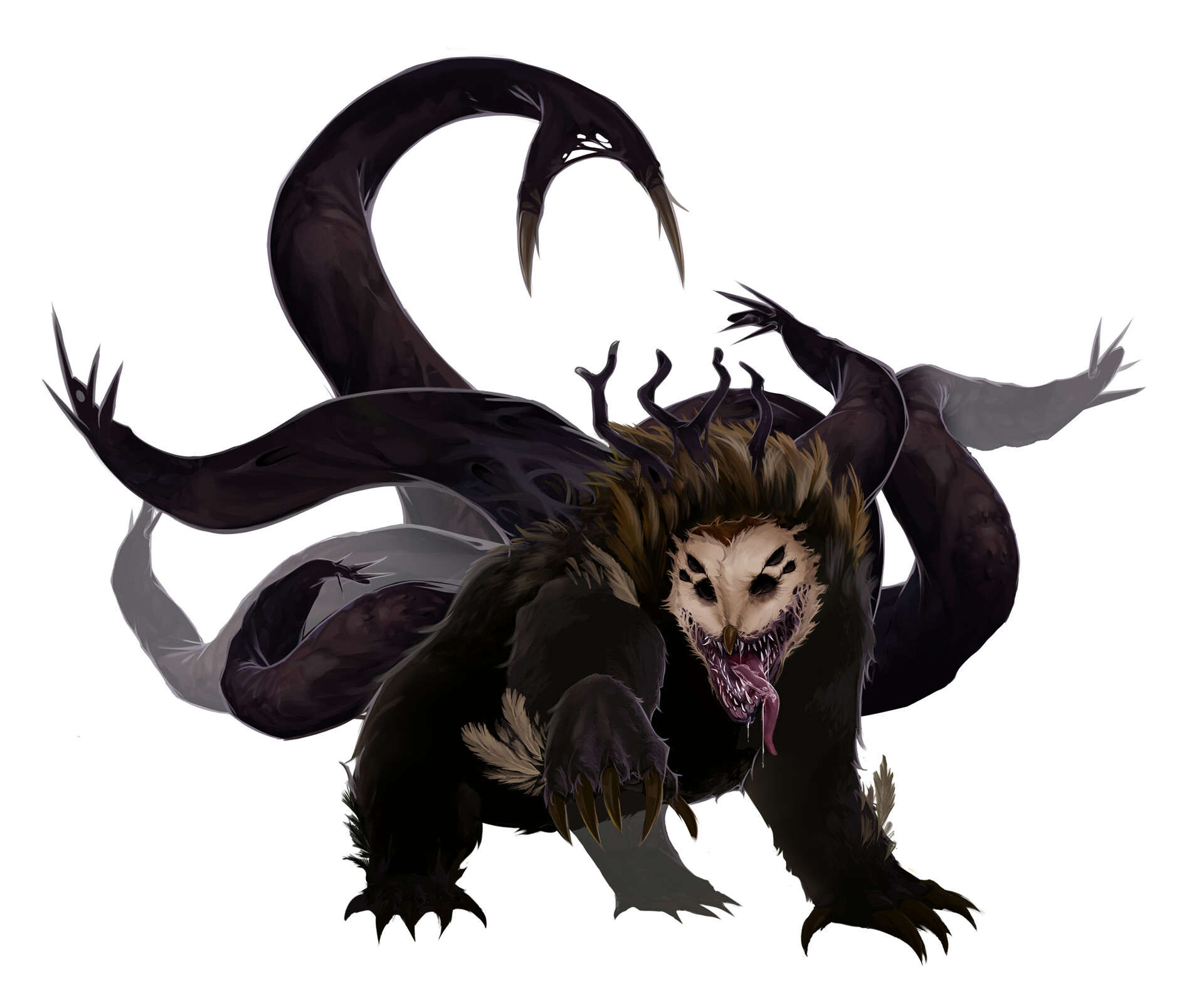 ArtStation - Cursed Owlbear