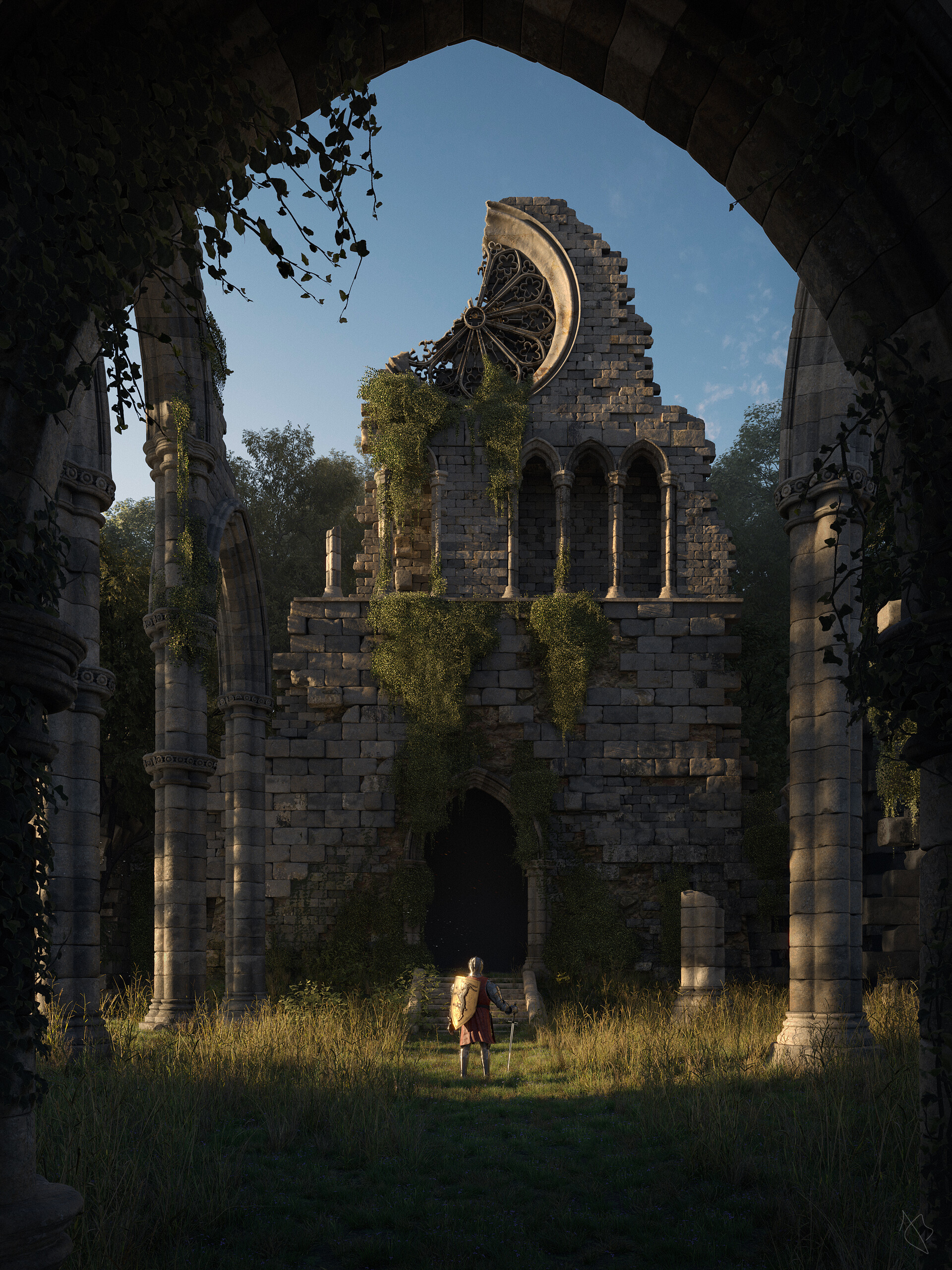 ArtStation - Forgotten abbey