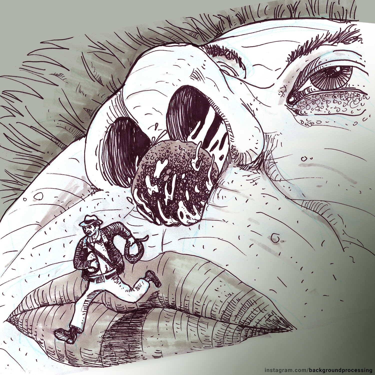 ArtStation - Inktober day 23 - booger