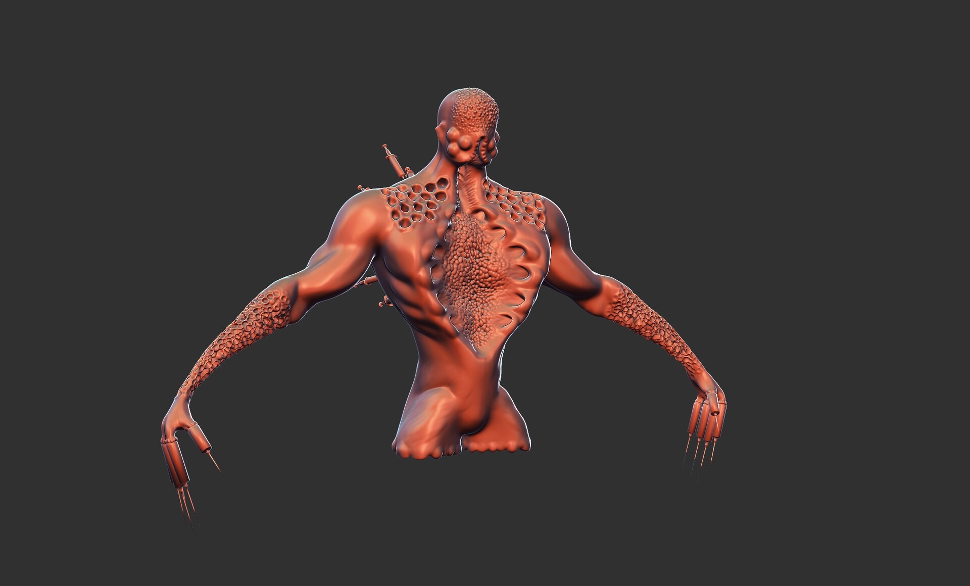 ArtStation - Phobius, Organic Horror (WIP)