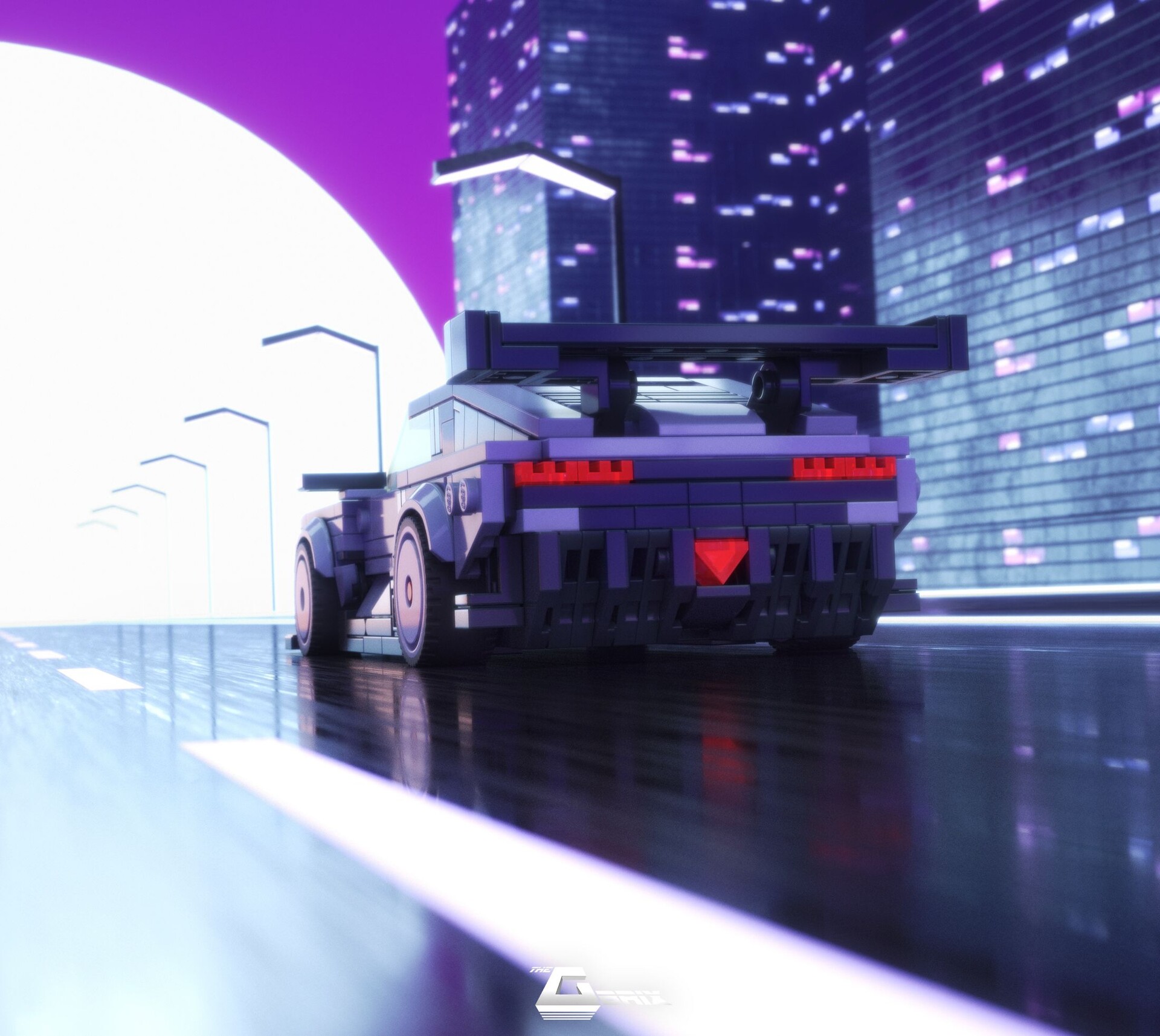 Attila Gallik - LEGO Hyundai N Vision 74 Renders