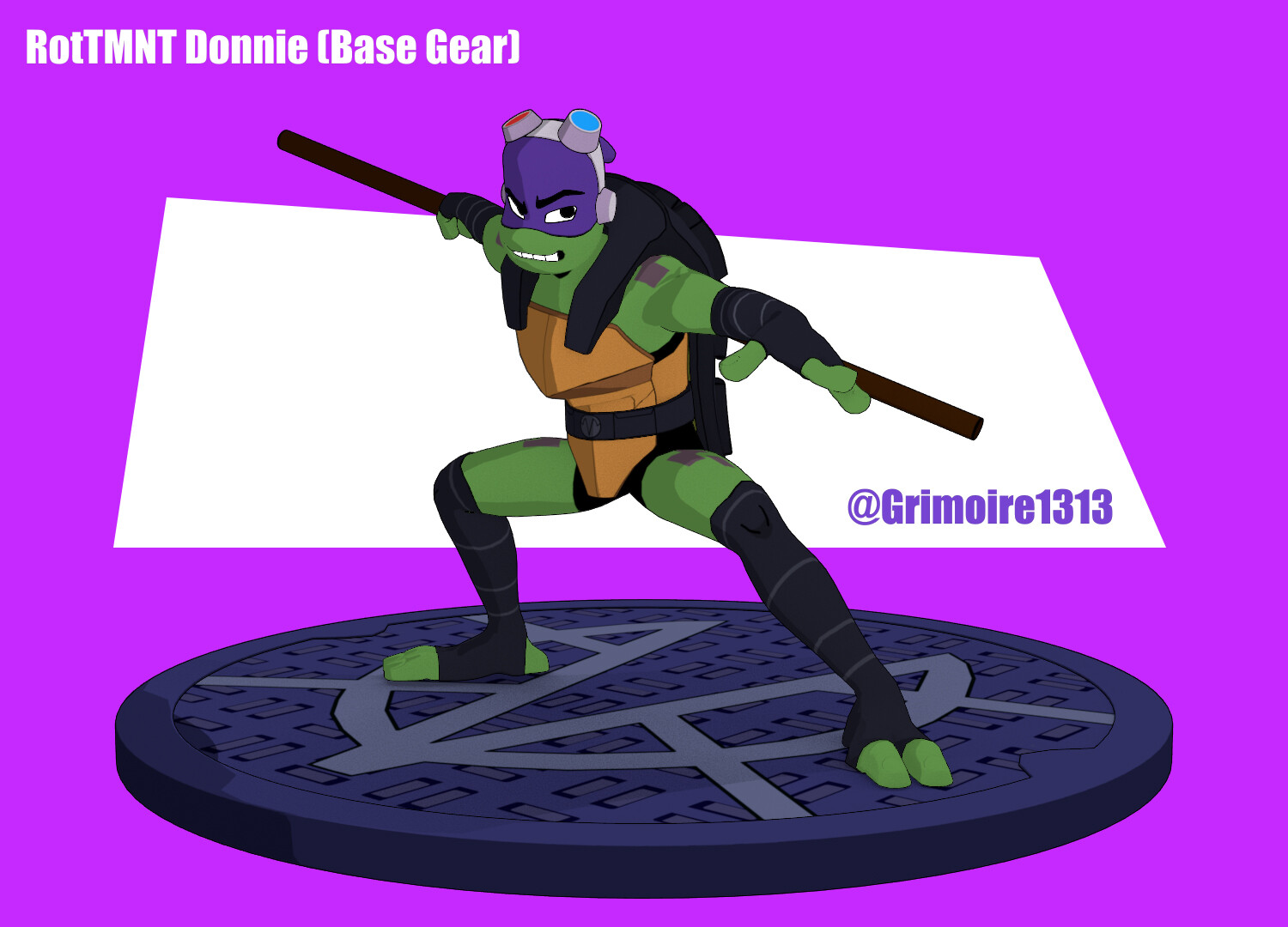 ArtStation - RotTMNT Donnie (Hamato Gear)
