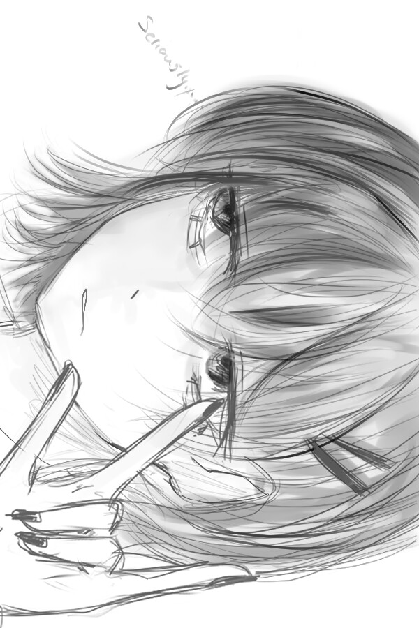 How To Draw A Sad Anime Girl Crying