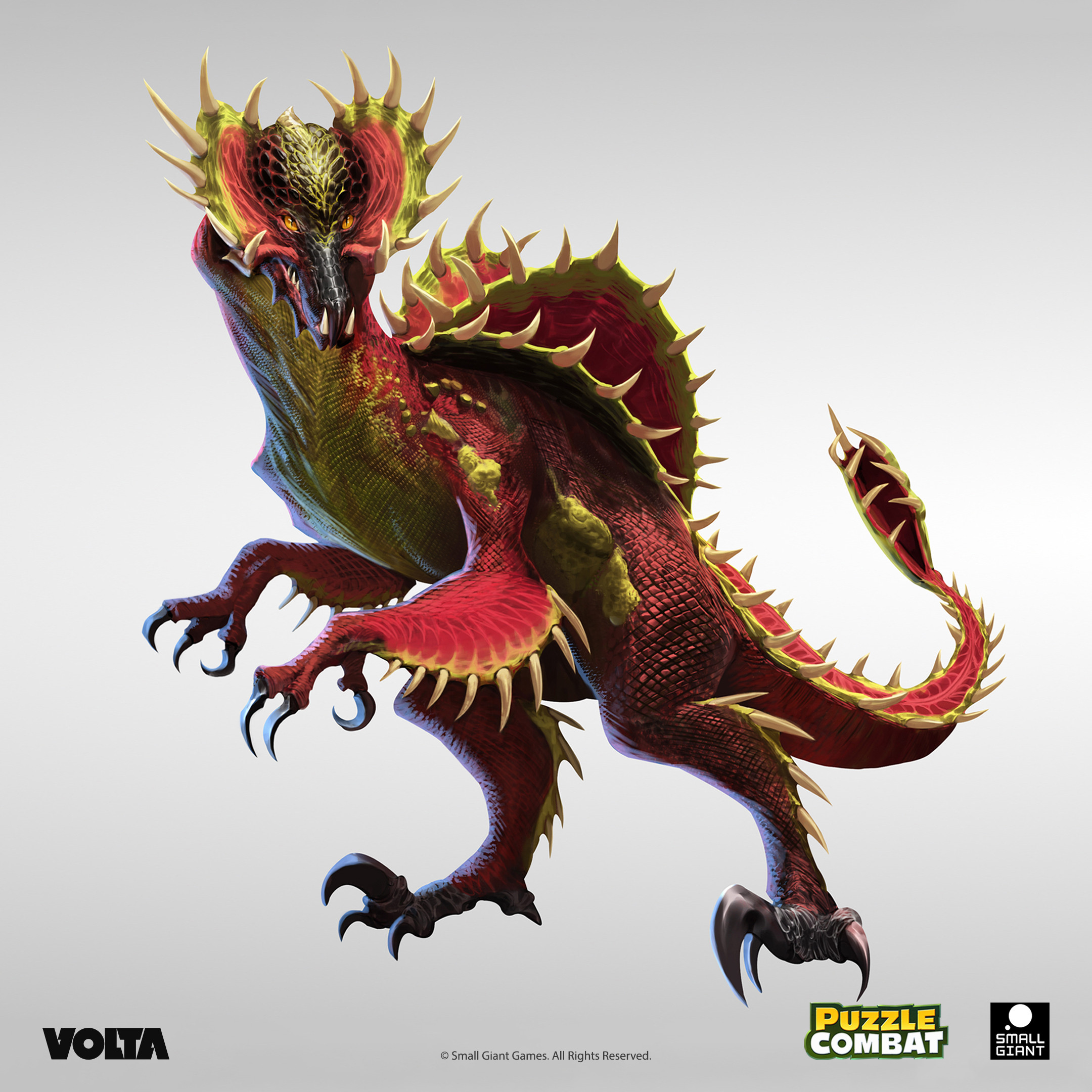 Kevin Glint Studios - SmallGiant Puzzle Combat Hero: Camo Lizard